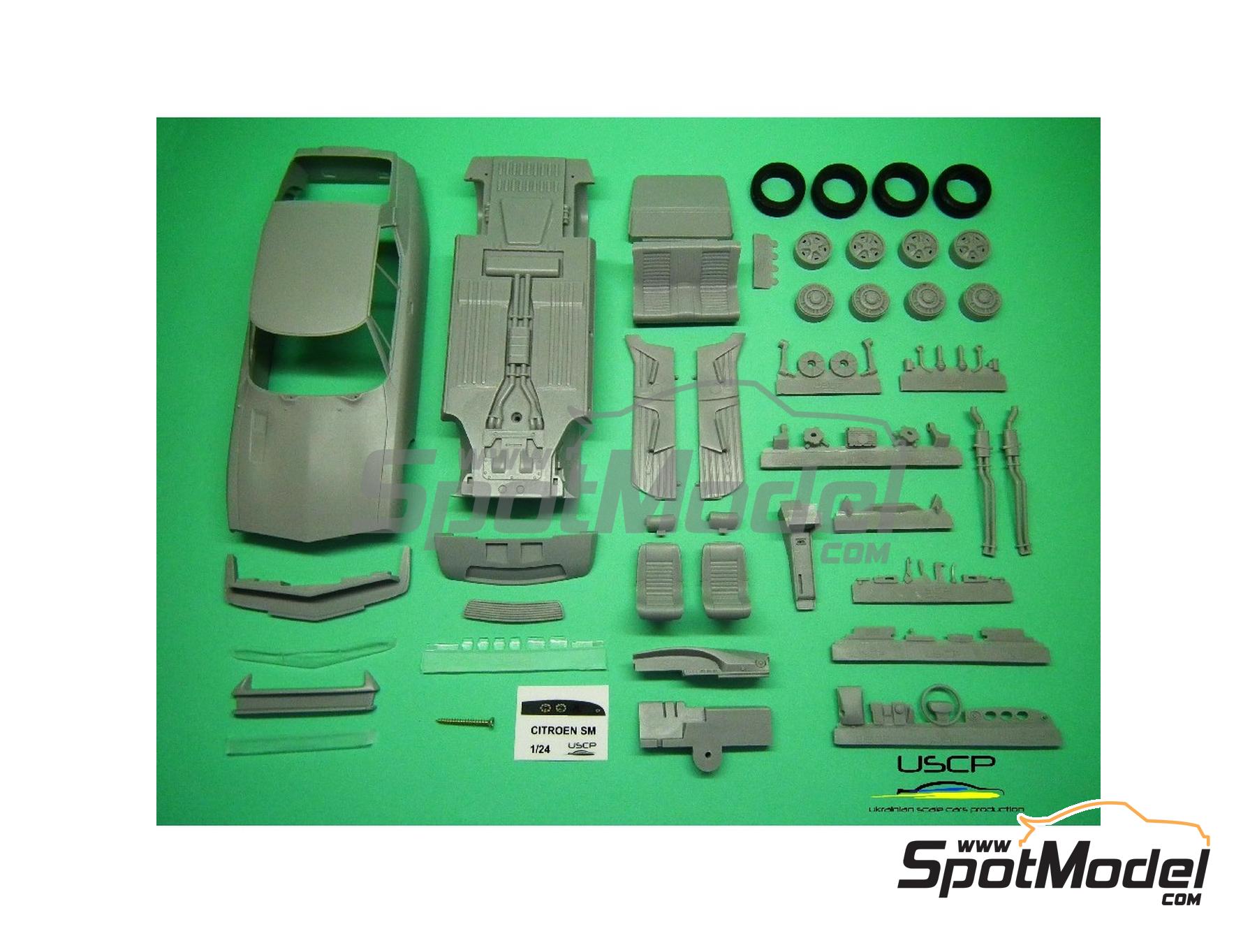 USCP 24K001: Car scale model kit 1/24 scale - Citroën SM (ref. 24K001 ...