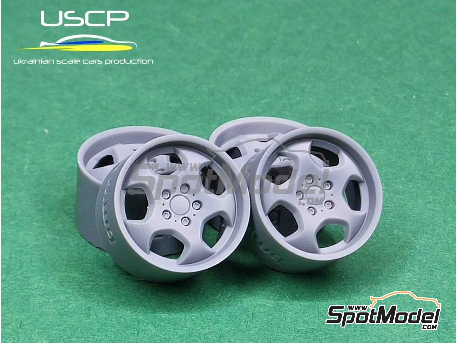 USCP 24P011: Rims and tyres set 1/24 scale - BMW styling 23 17 inches ...