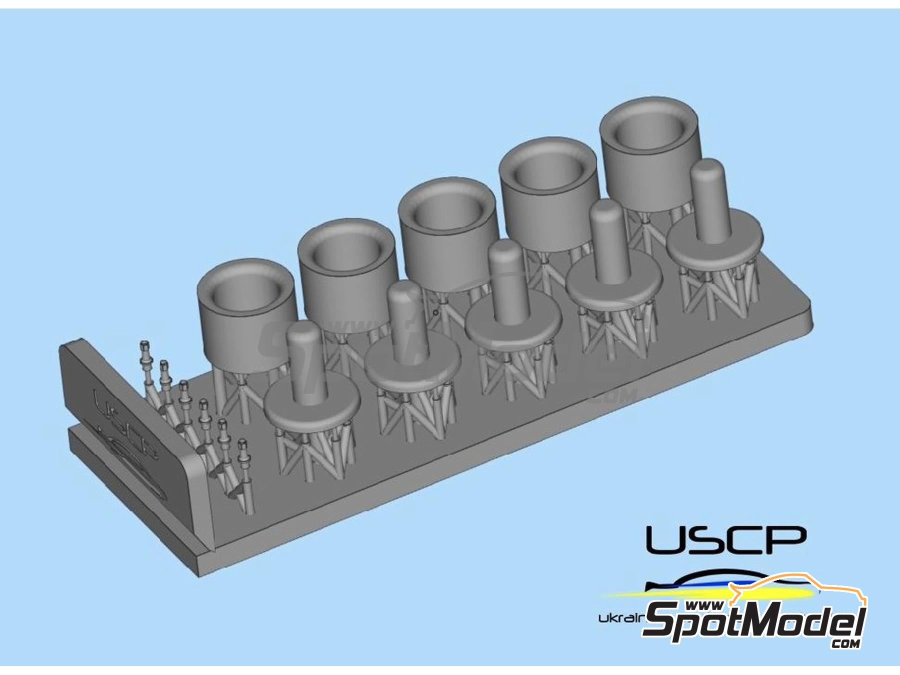 USCP 24P076: Rims and tyres set 1/24 scale - American Racing AR916 20 ...