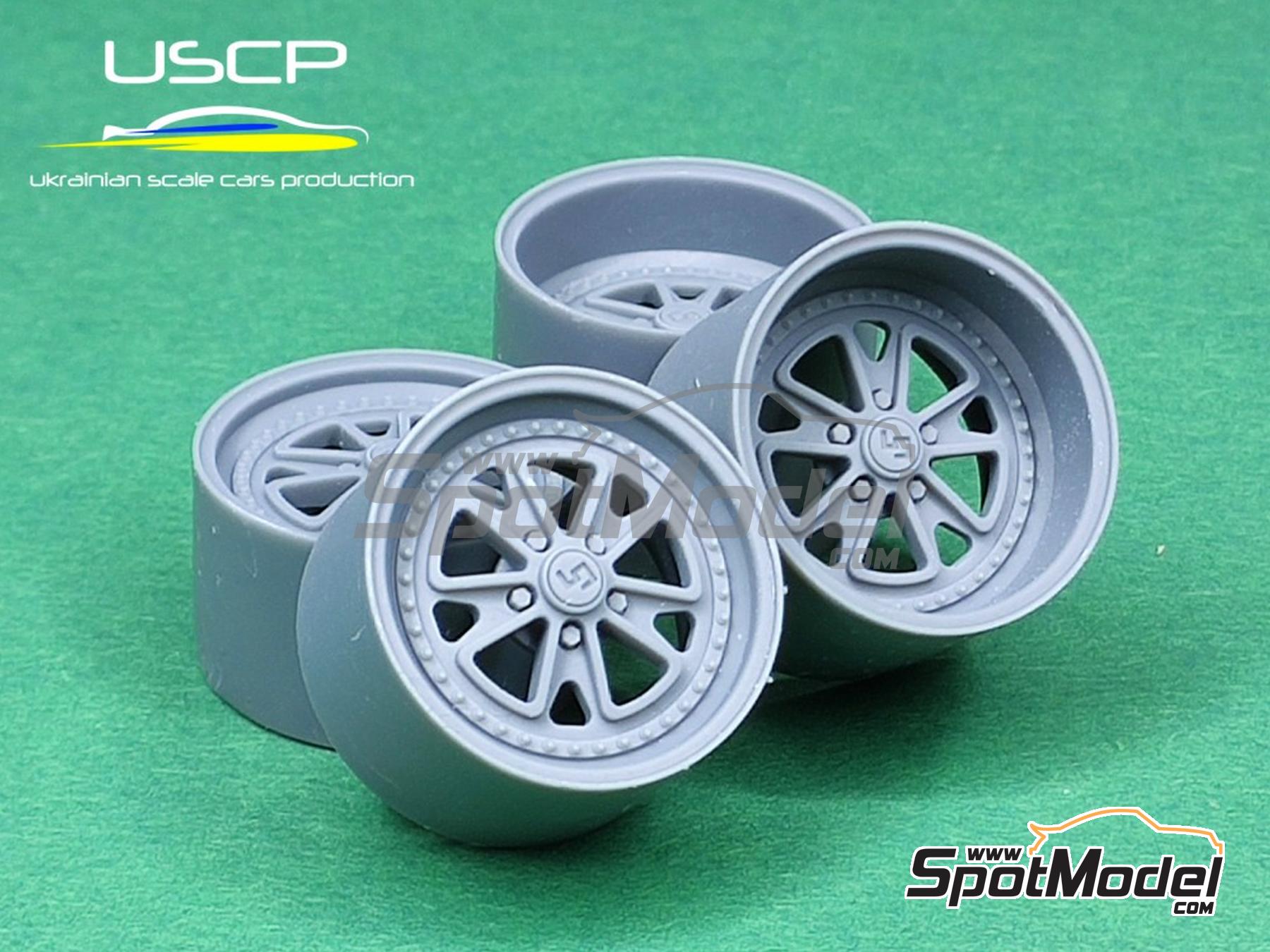 USCP 24P100: Rims and tyres set 1/24 scale - Fifteen52 outlaw 001 19 ...