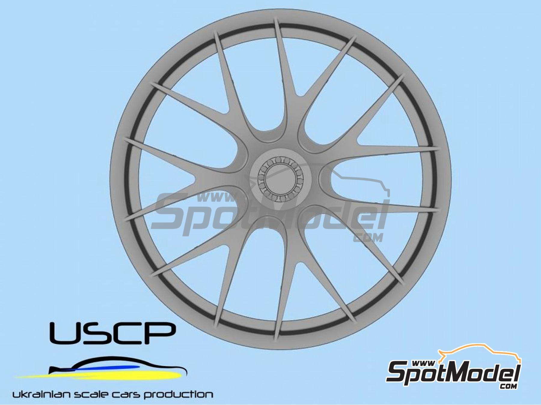 USCP 24P169: Rims and tyres set 1/24 scale - Porsche 918 Spyder ...