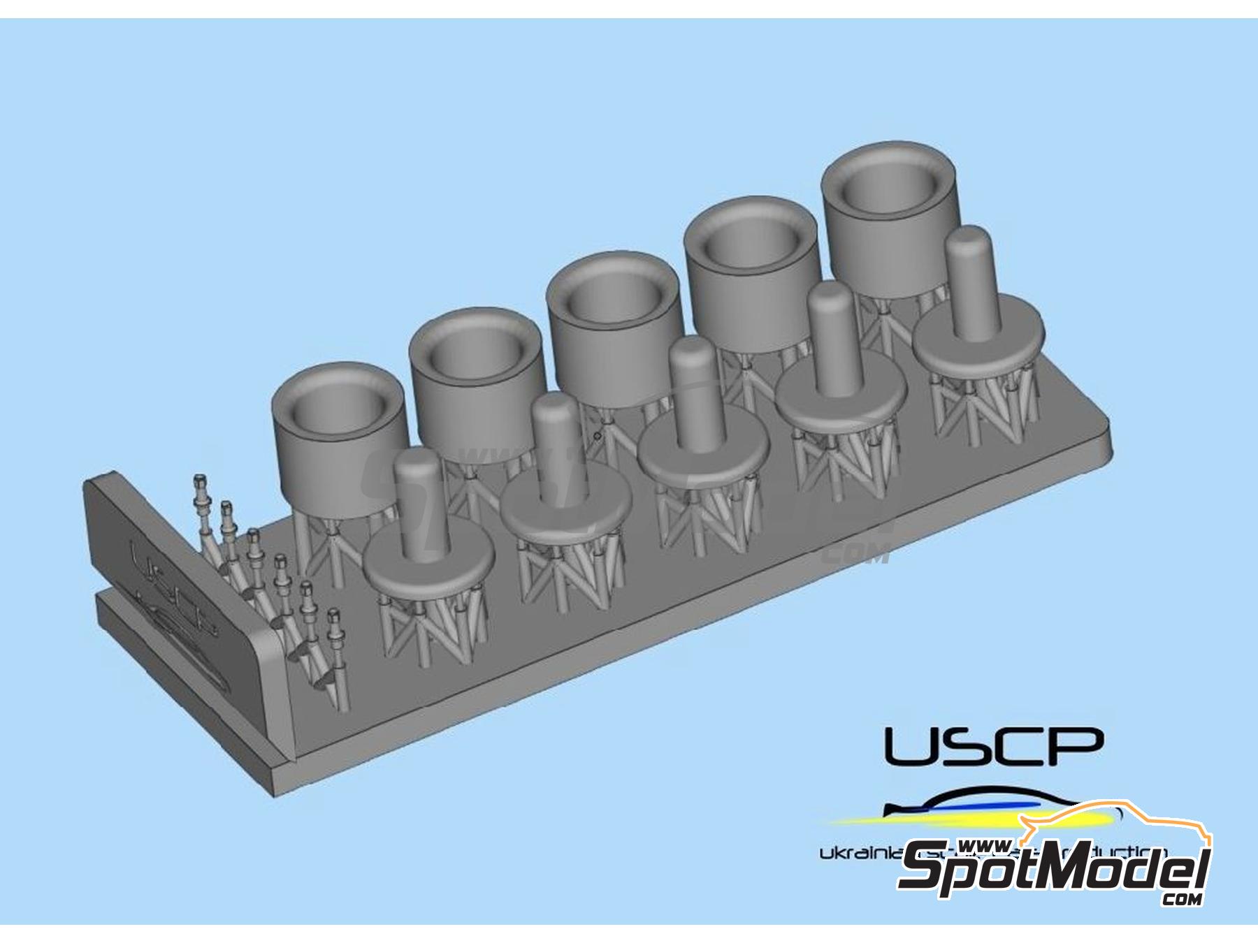 USCP 24P169: Rims and tyres set 1/24 scale - Porsche 918 Spyder ...