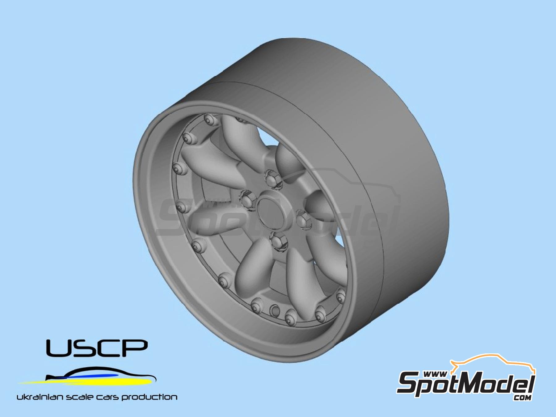 USCP 24P181: Rims 1/24 scale - JBW Superlight 2 13 inches - for ...