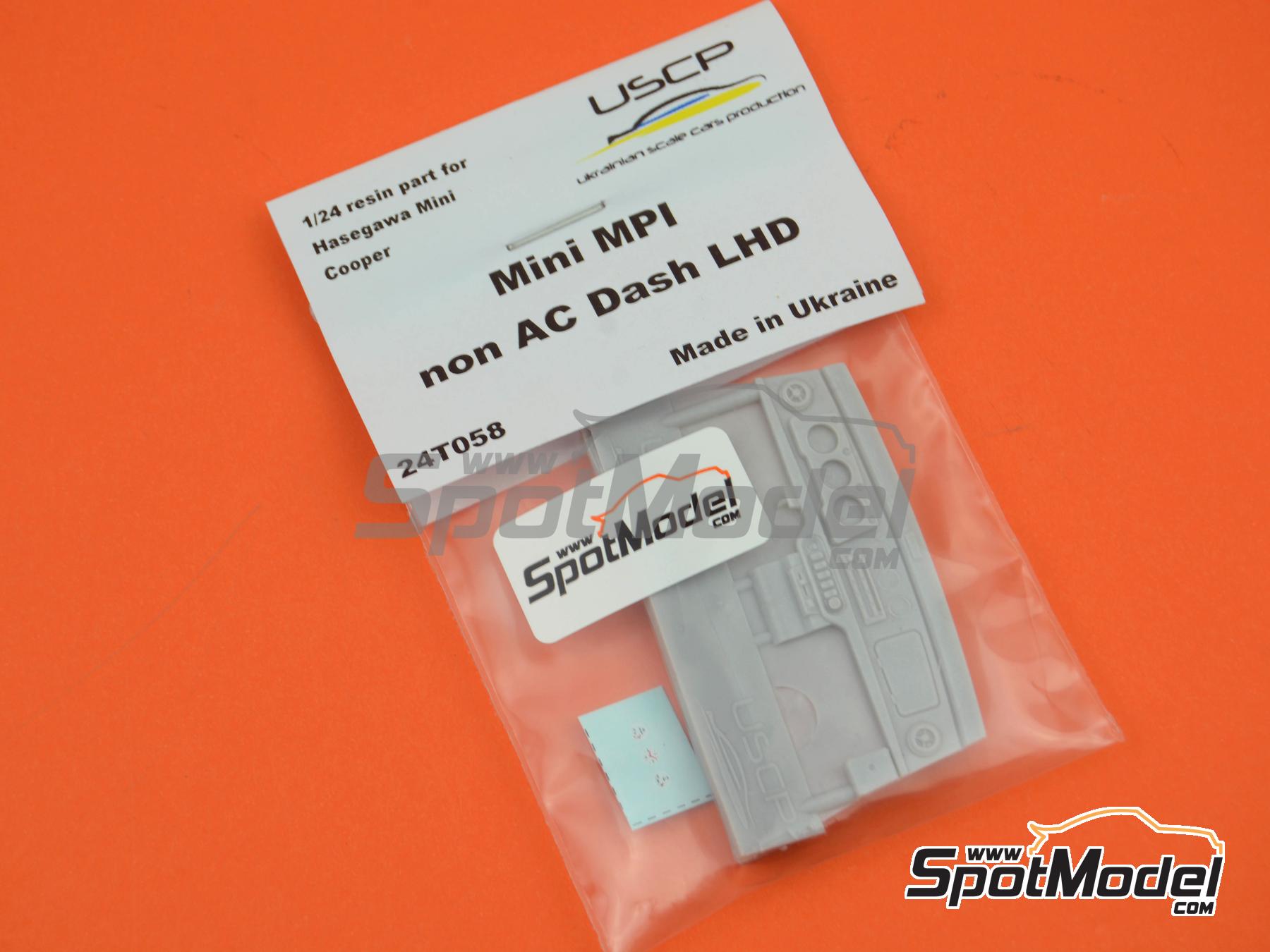 USCP 24T058: Dashboard 1/24 scale - Mini MPI without A/C Left Hand ...