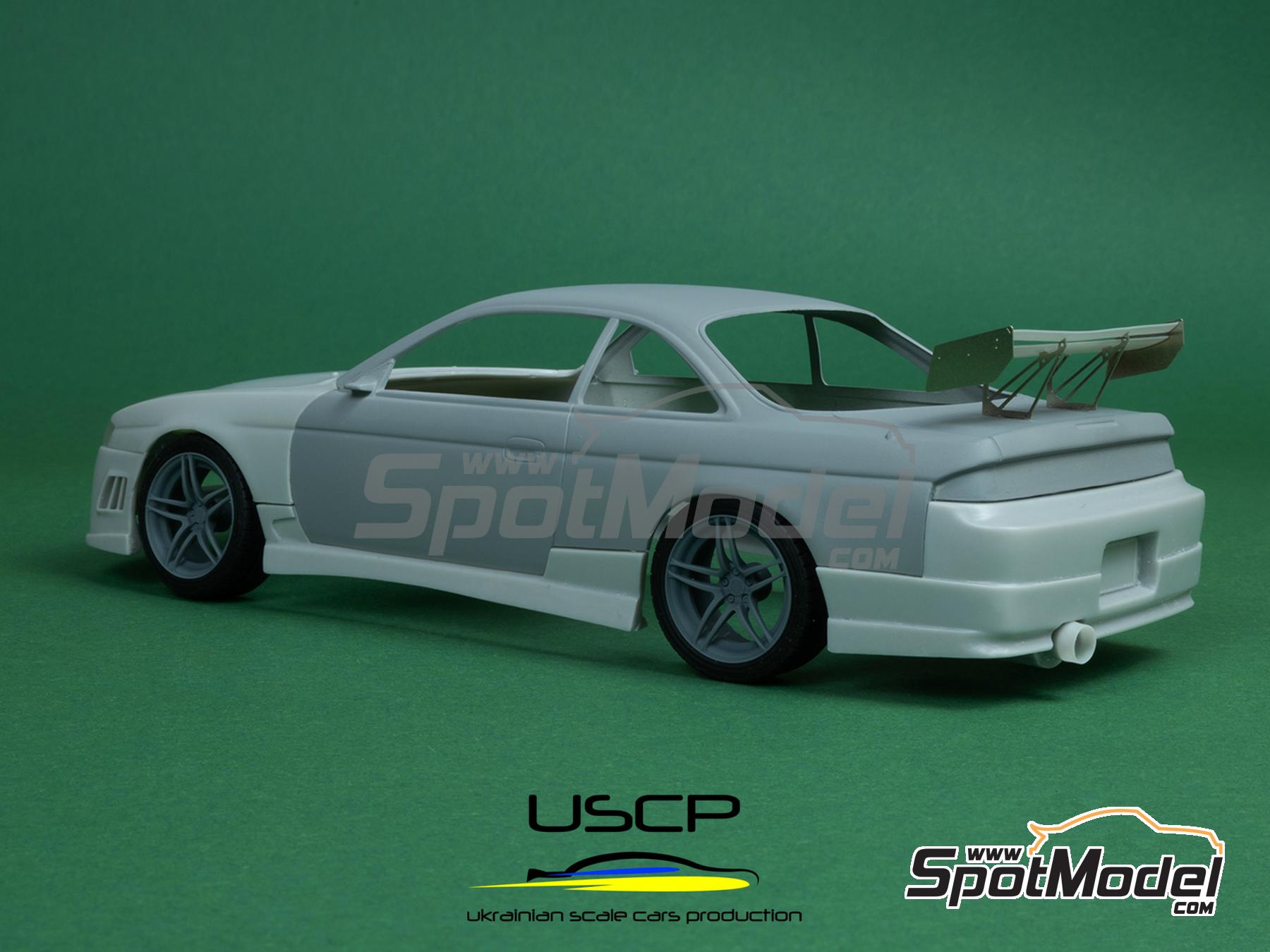 USCP 24T060: Transkit 1/24 scale - Nissan 240SX S14 sponsored by Fast & Furious - Letty Ortiz ...
