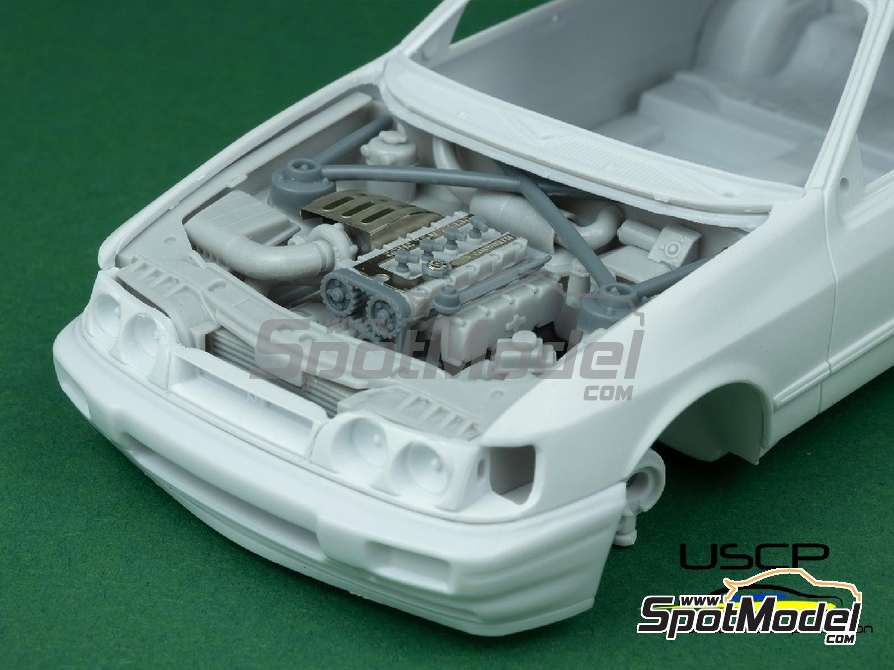 USCP 24T063: Engine 1/24 scale - Ford Sierra Cosworth 4x4 Group A - for ...