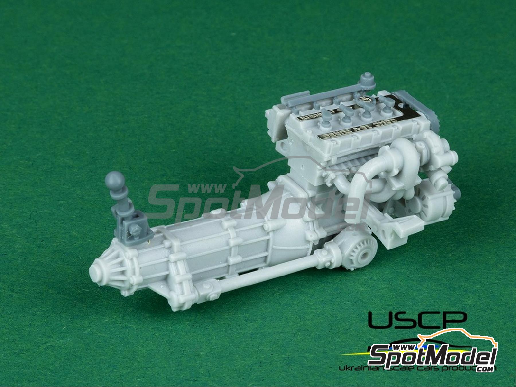 USCP 24T063: Engine 1/24 scale - Ford Sierra Cosworth 4x4 Group A - for ...