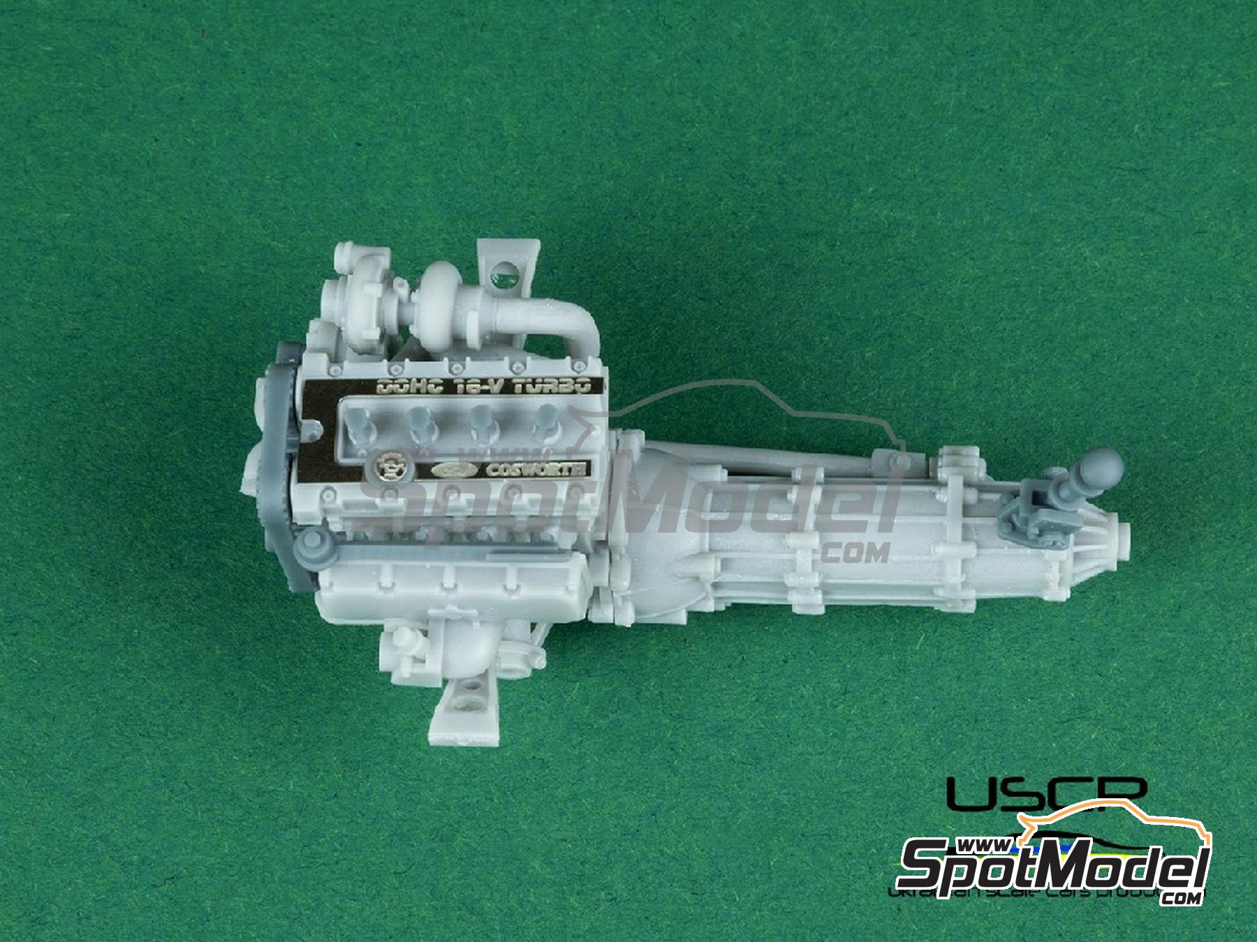 USCP 24T063: Engine 1/24 scale - Ford Sierra Cosworth 4x4 Group A - for ...