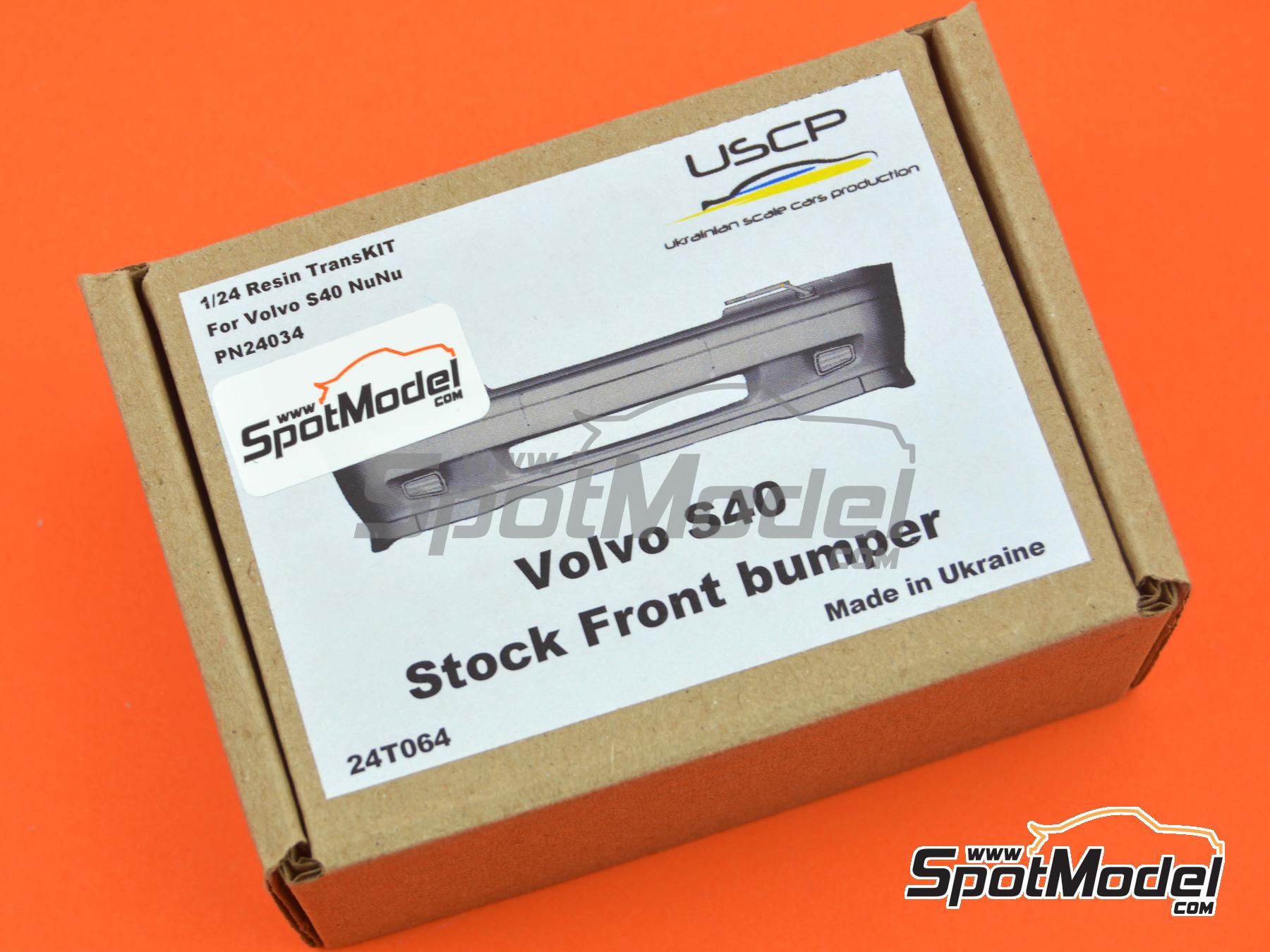 USCP 24T064: Transkit 1/24 scale - Volvo S40 front bumper - Street ...
