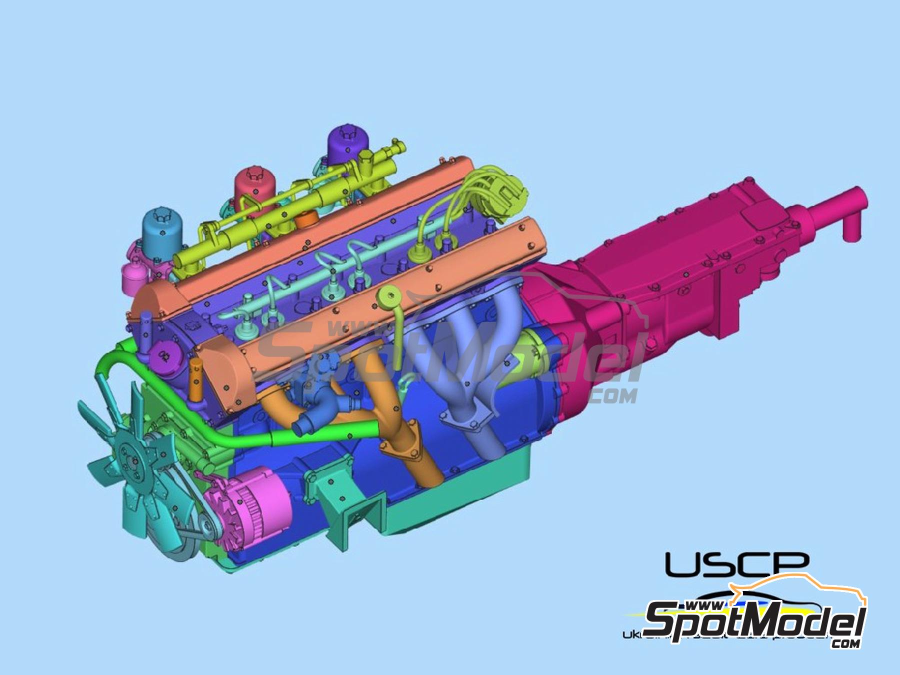 USCP 24T070: Engine 1/24 scale - Aston Martin DB5 - for Revell ...