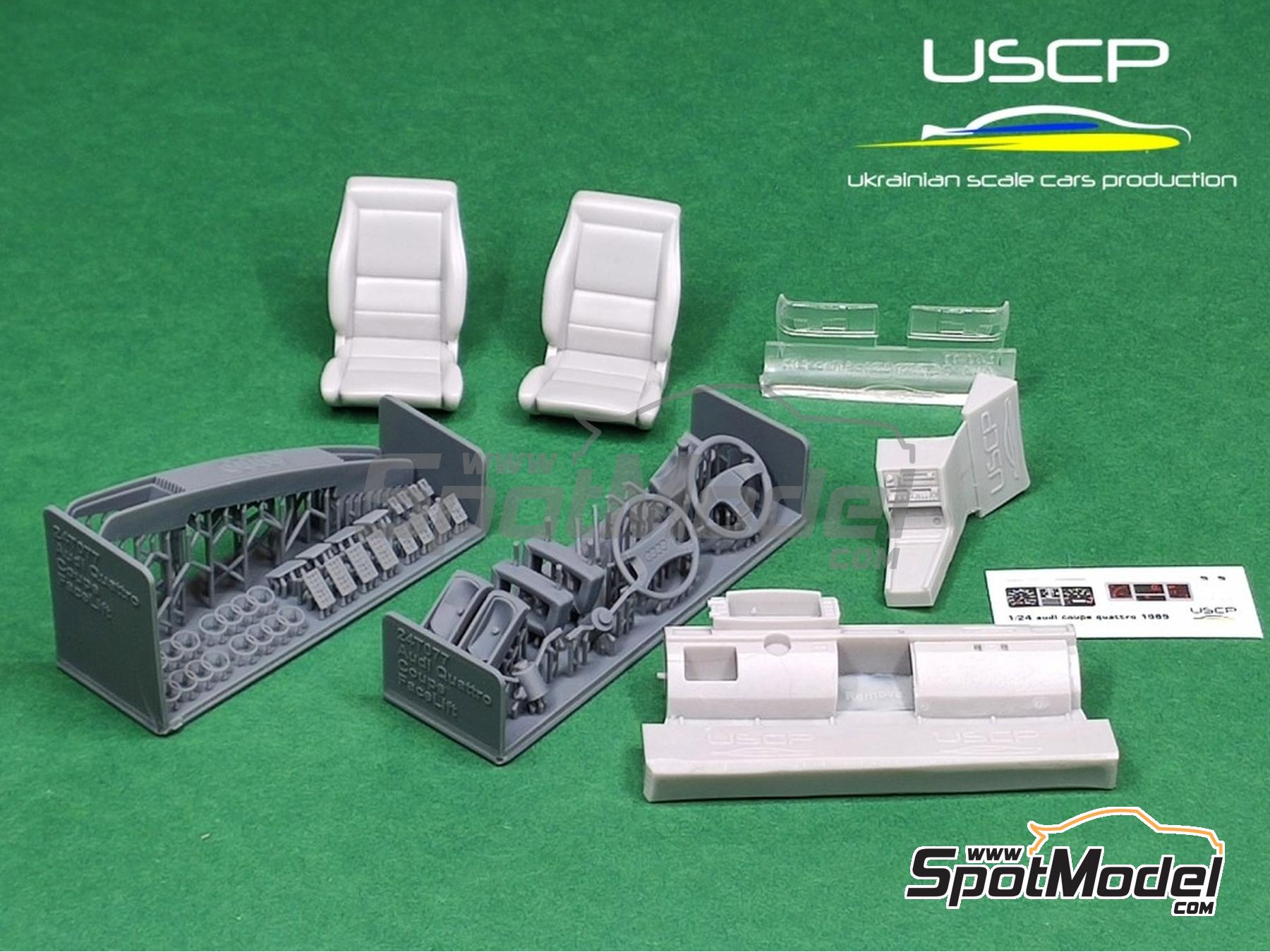 USCP 24T077: Detail up set 1/24 scale - Audi Quattro Facelift 1985 ...