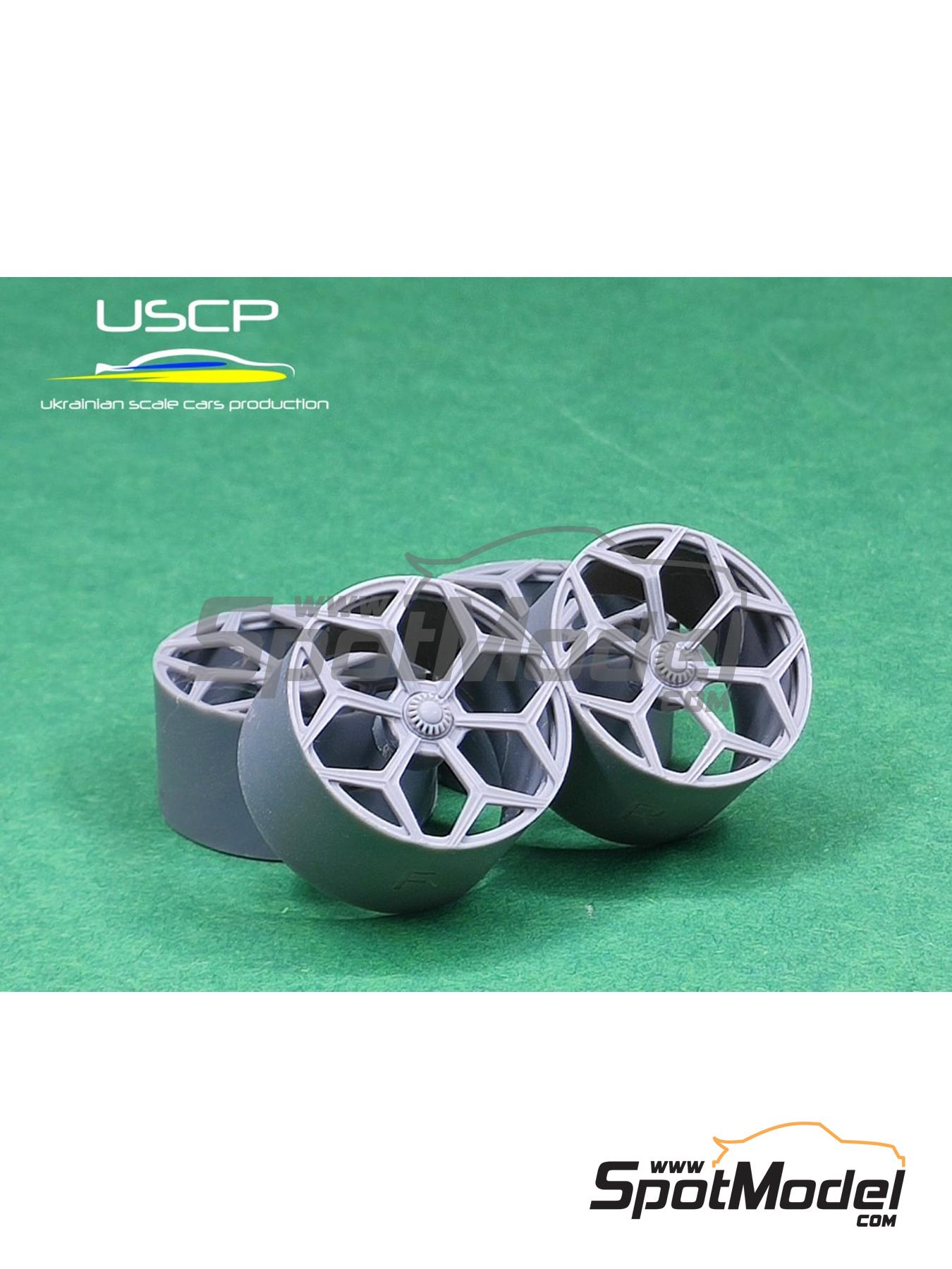 USCP 24W107: Rims and tyres set 1/24 scale - Vossen X Novitec NF9 21 ...