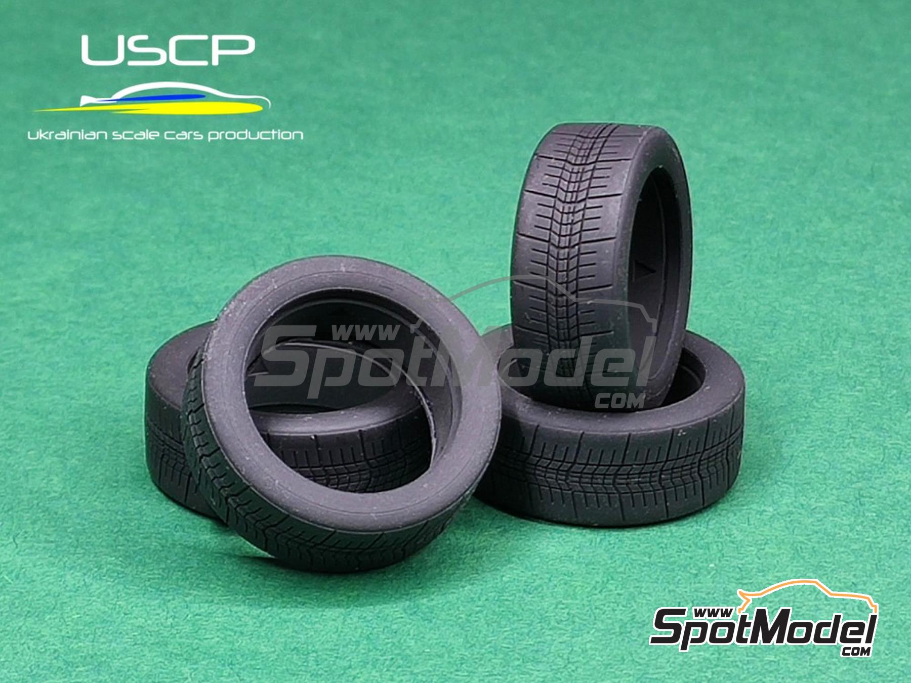 USCP USCP-16-5: Tyre set 1/24 scale - Rally Semi-Slick tires 16 inch ...