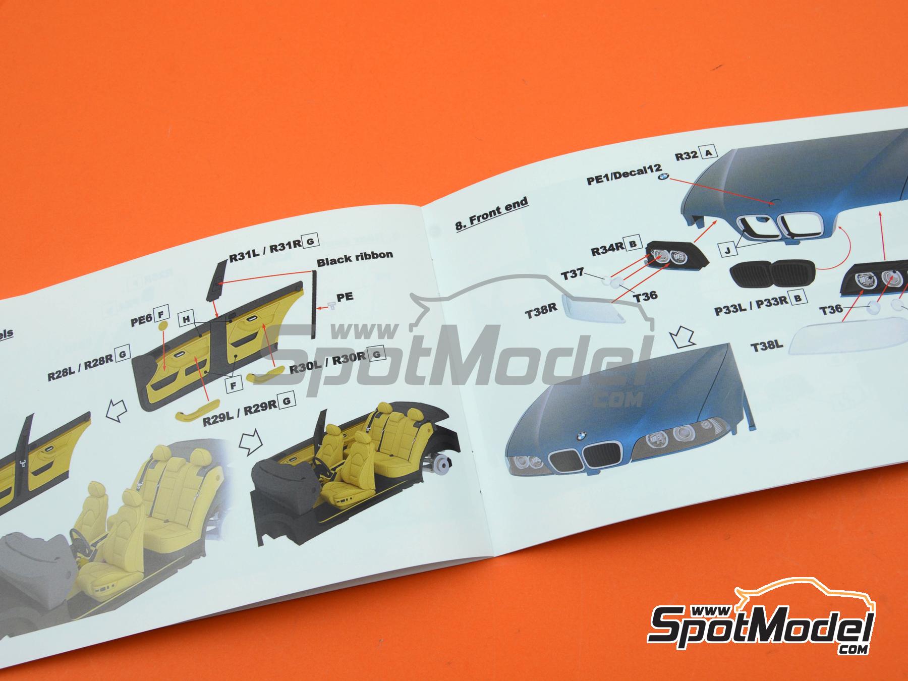 USCP 24K004: Car scale model kit 1/24 scale - BMW M5 e39 (ref. USCP ...