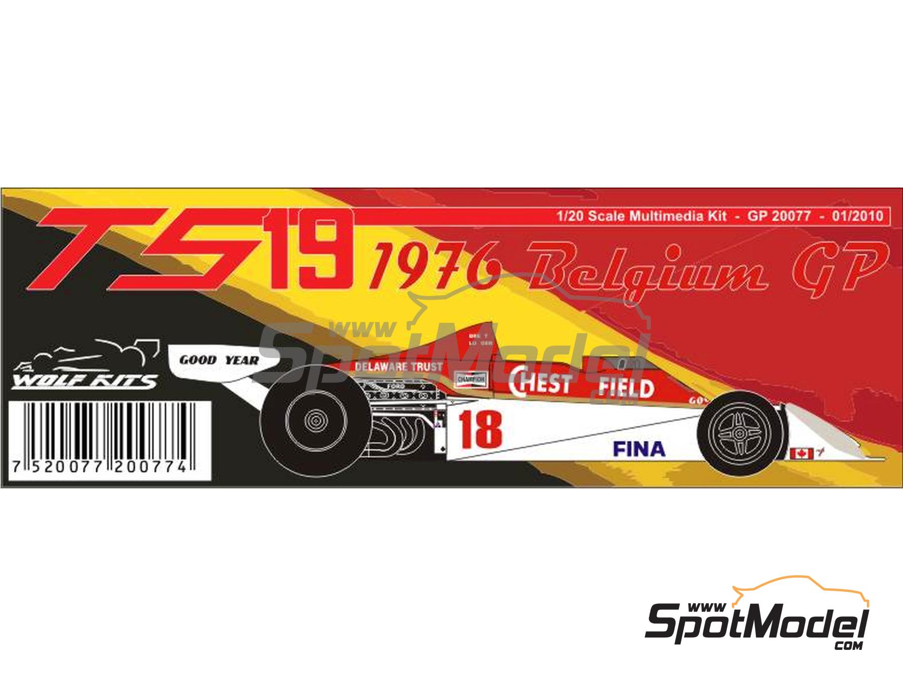 Wolf Kits GP20077: Car scale model kit 1/20 scale - Surtees Ford TS-19 ...