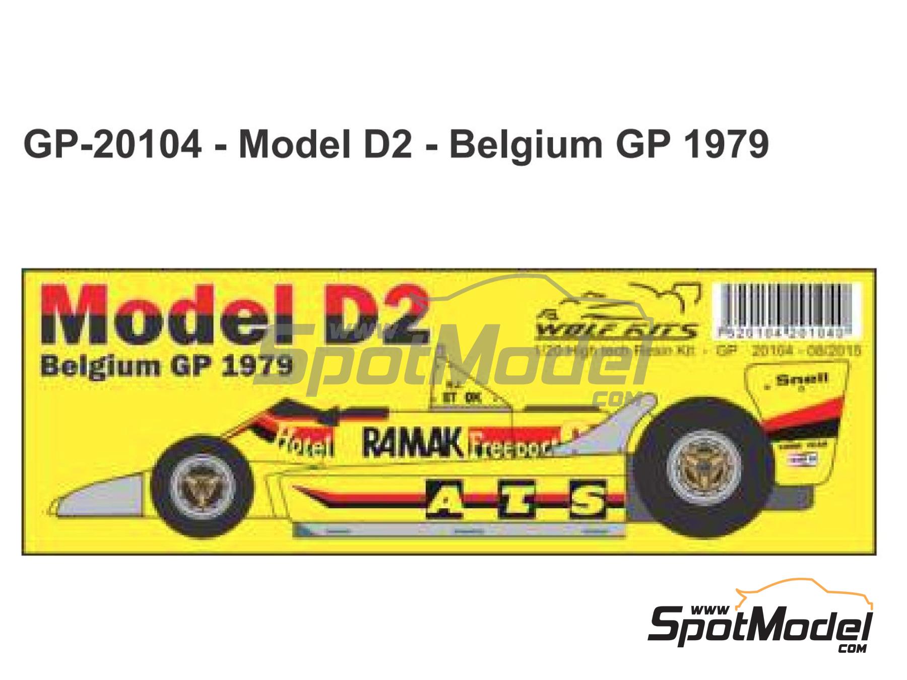Wolf Kits GP20104: Car scale model kit 1/20 scale - ATS Ford D2 ATS ...