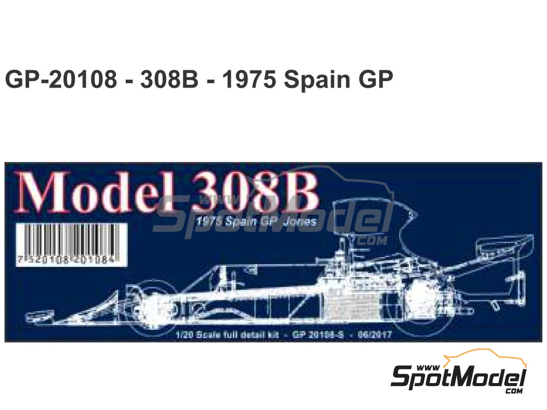 Wolf Kits GP20108: Car scale model kit 1/20 scale - Hesketh Ford 308B ...
