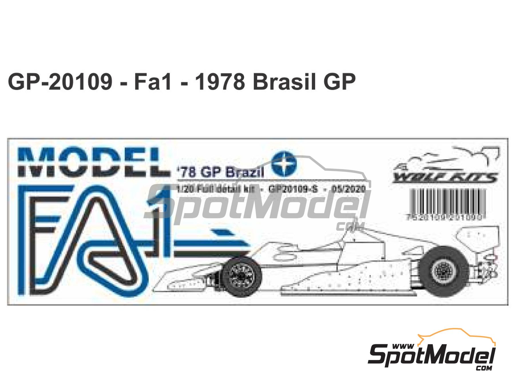 Wolf Kits GP20109: Car scale model kit 1/20 scale - Arrows Ford FA1 ...