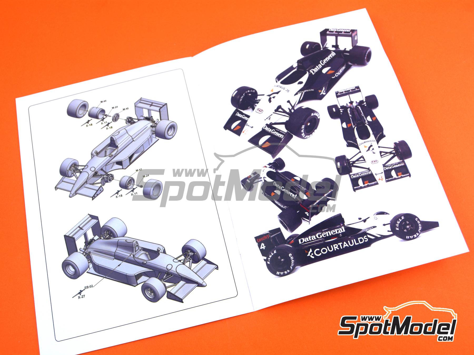 Wolf Kits GP20118: Car scale model kit 1/20 scale - Tyrrell Ford DG16 ...