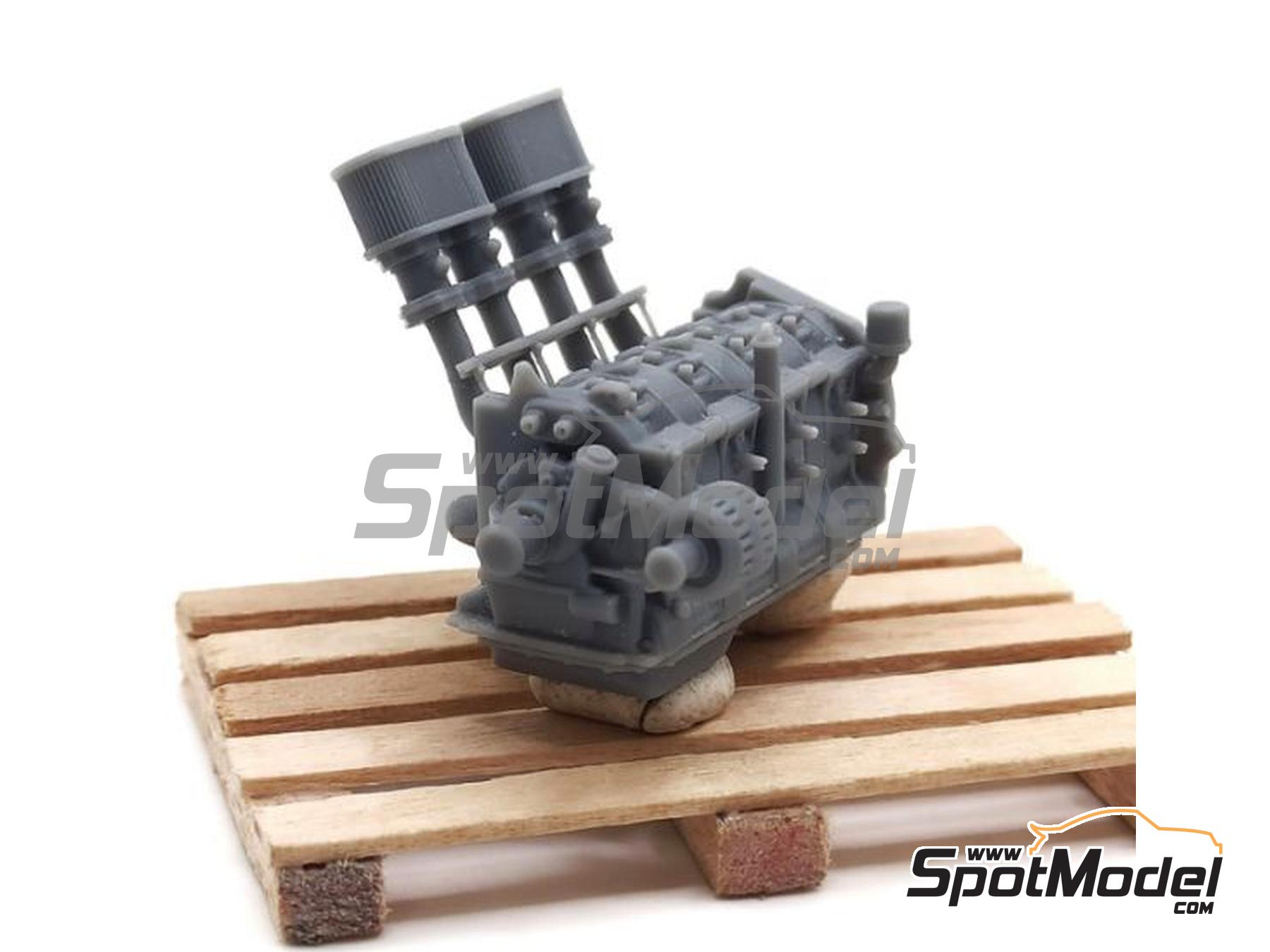 Yamamoto Model Parts YMPENG3: Engine 1/24 scale - Mazda 26B 4 rotors ...