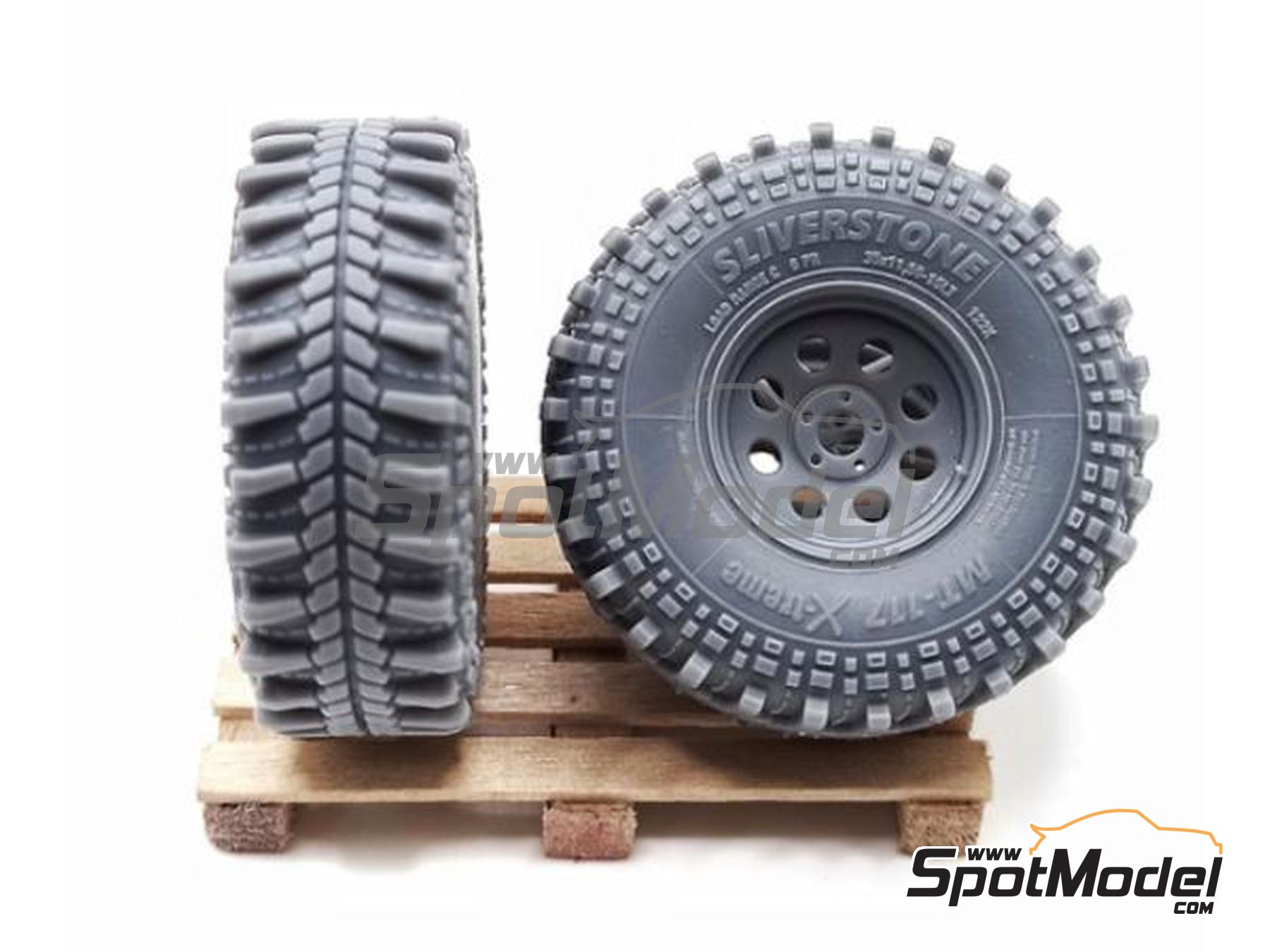 Yamamoto Model Parts YMPRIM20: Rims and tyres set 1/24 scale - Extreme ...