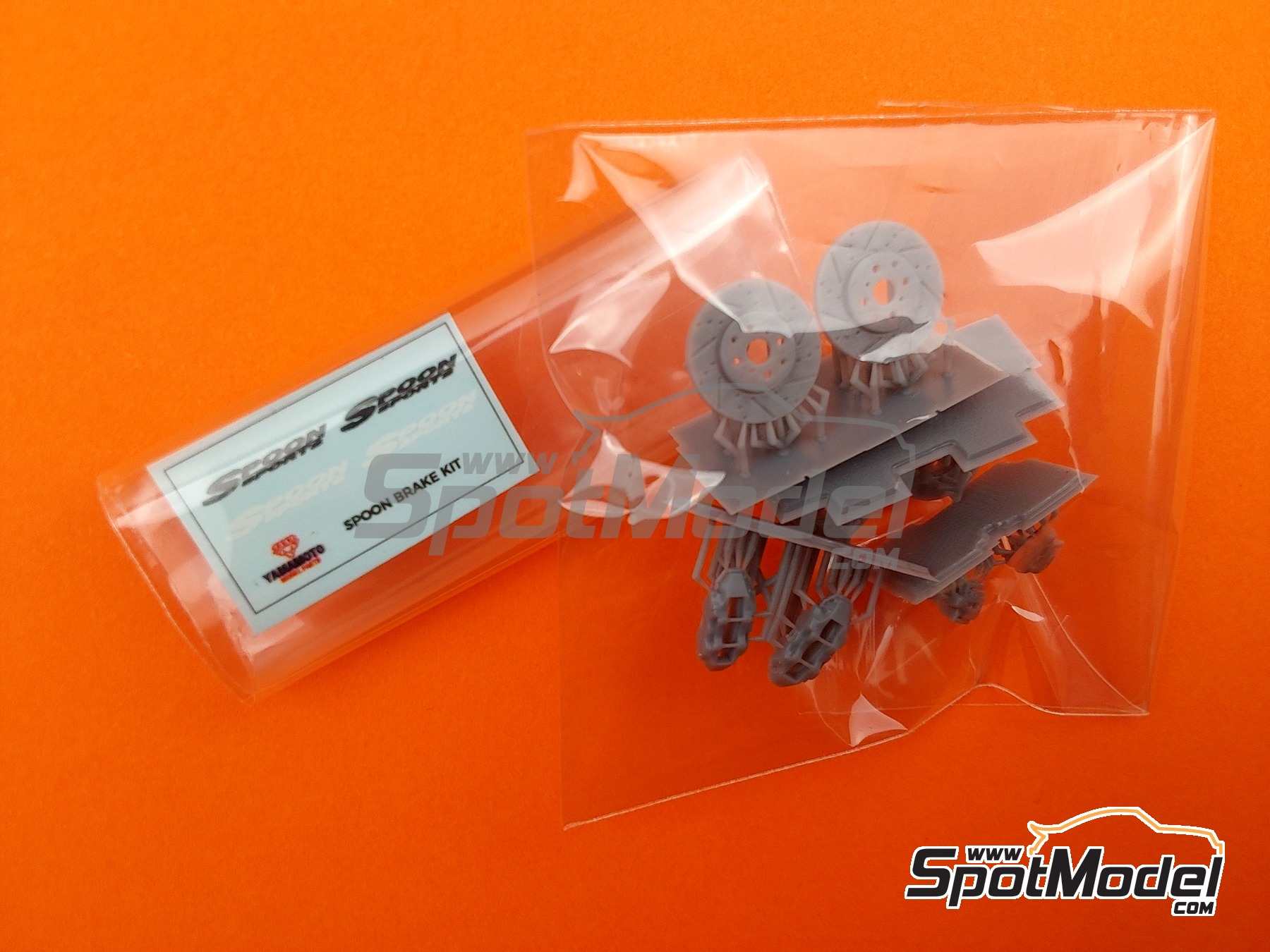 Yamamoto Model Parts YMPTUN132: Brakes 1/24 scale - Spoon brakes kit ...