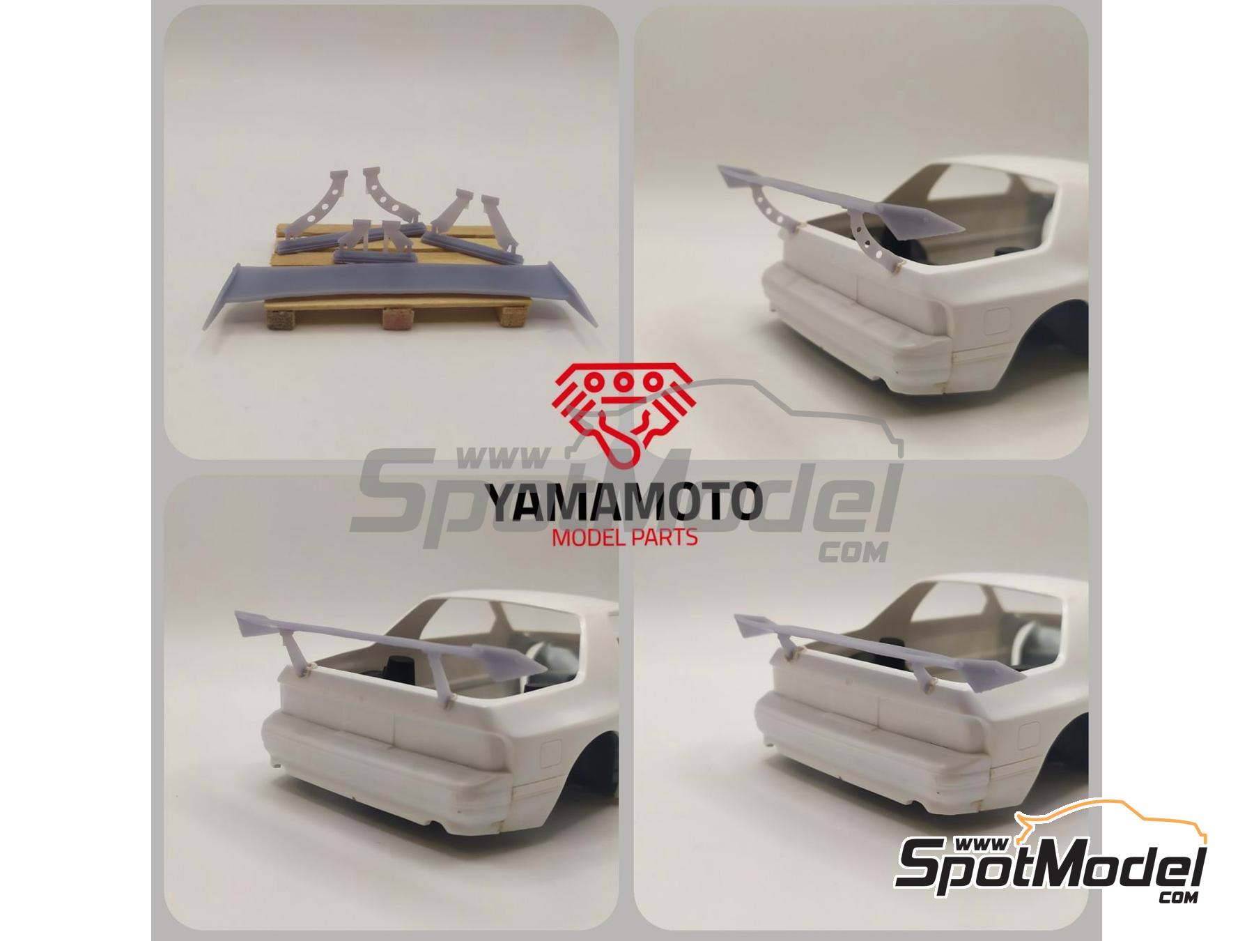 Yamamoto Model Parts YMPTUN34: Wing set 1/24 scale - GT rear spoiler ...