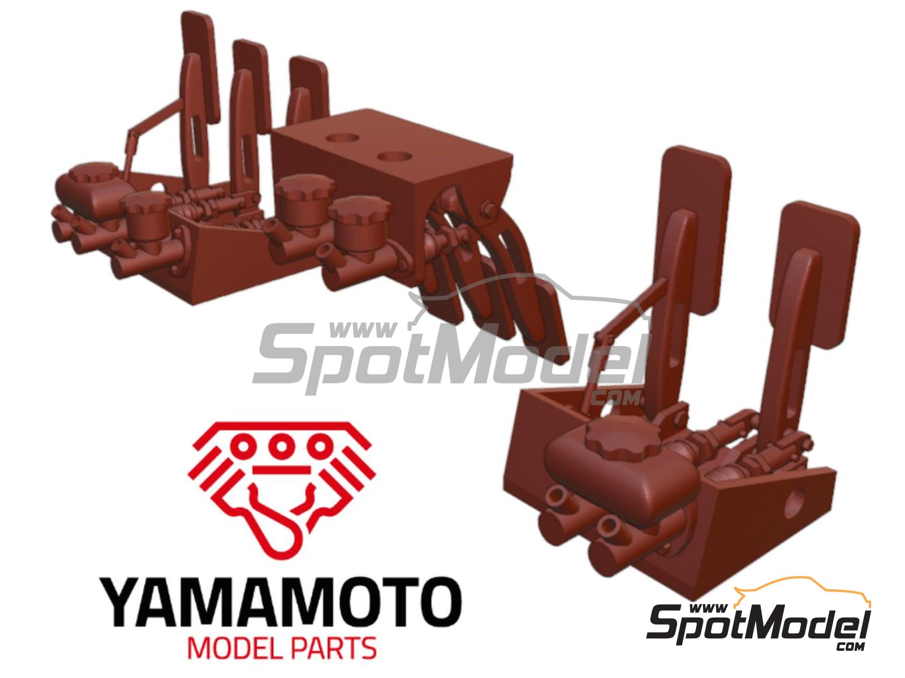 Yamamoto Model Parts YMPTUN53: Detail 1/24 scale - Racing pedal box set ...