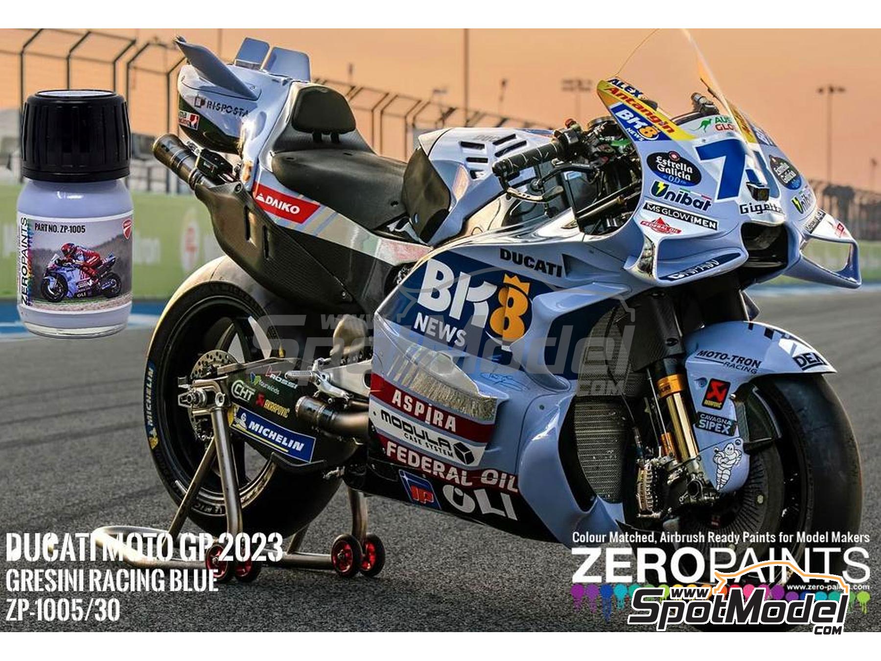 Zero Paints ZP-1005/30-GRESINI: Paint for airbrush Ducati Moto GP ...