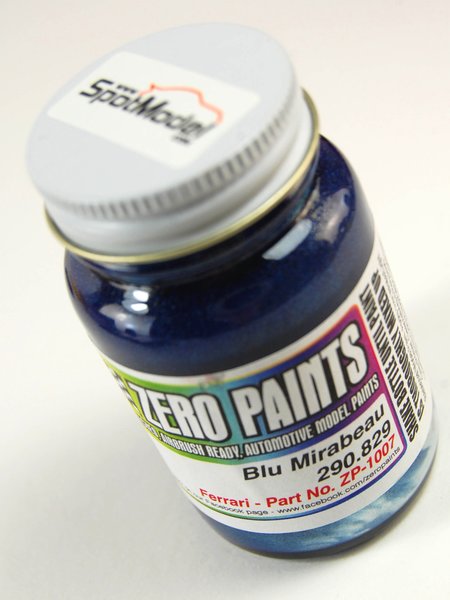 Zero Paints ZP-1007-290.829: Paint for airbrush Ferrari Blue Mirabeau ...