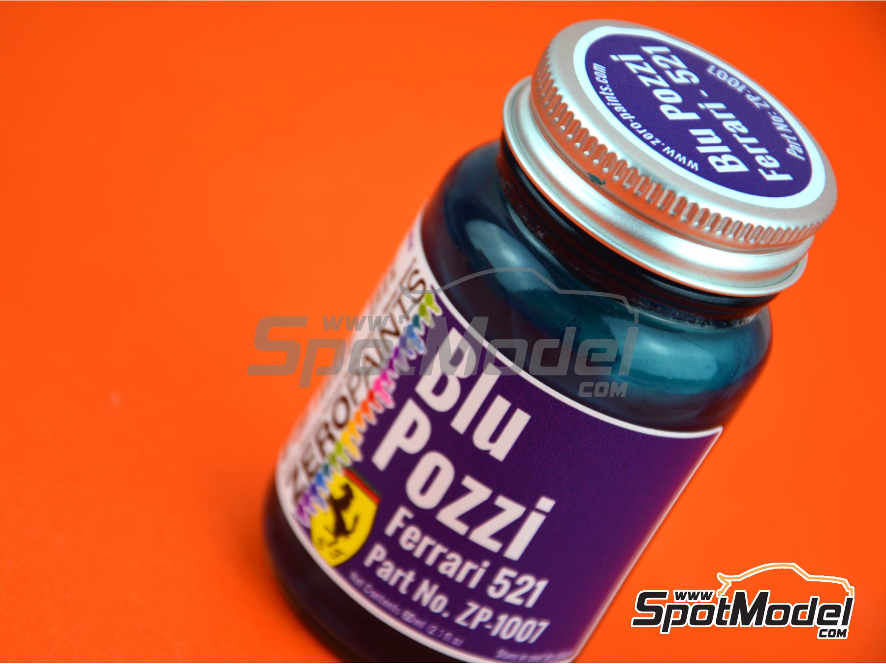 Zero Paints ZP-1007-521: Paint for airbrush Ferrari Blu Pozzi Blue Code ...