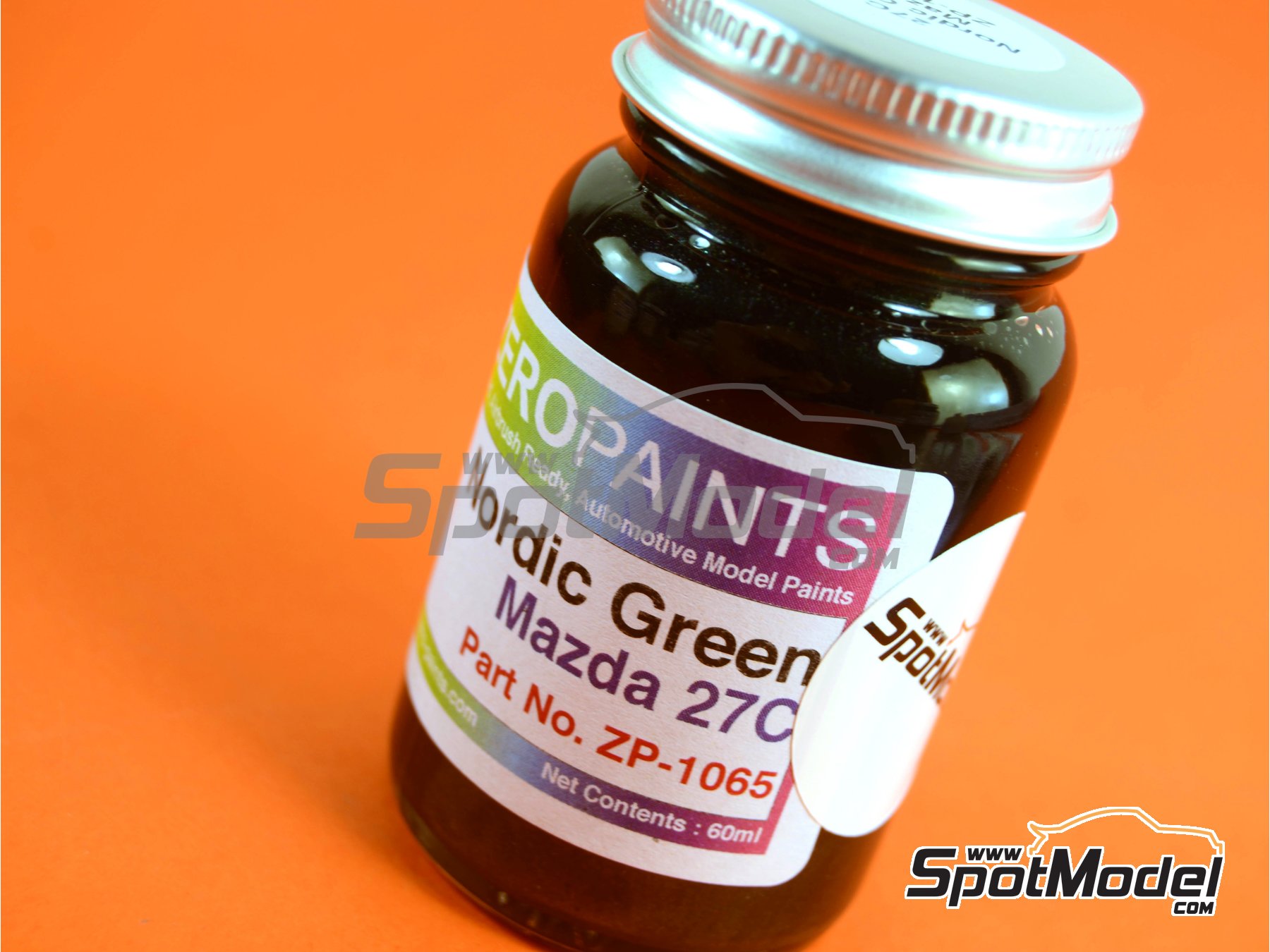 Zero Paints ZP-1023-27C: Paint for airbrush Mazda Nordic Green Mica ...