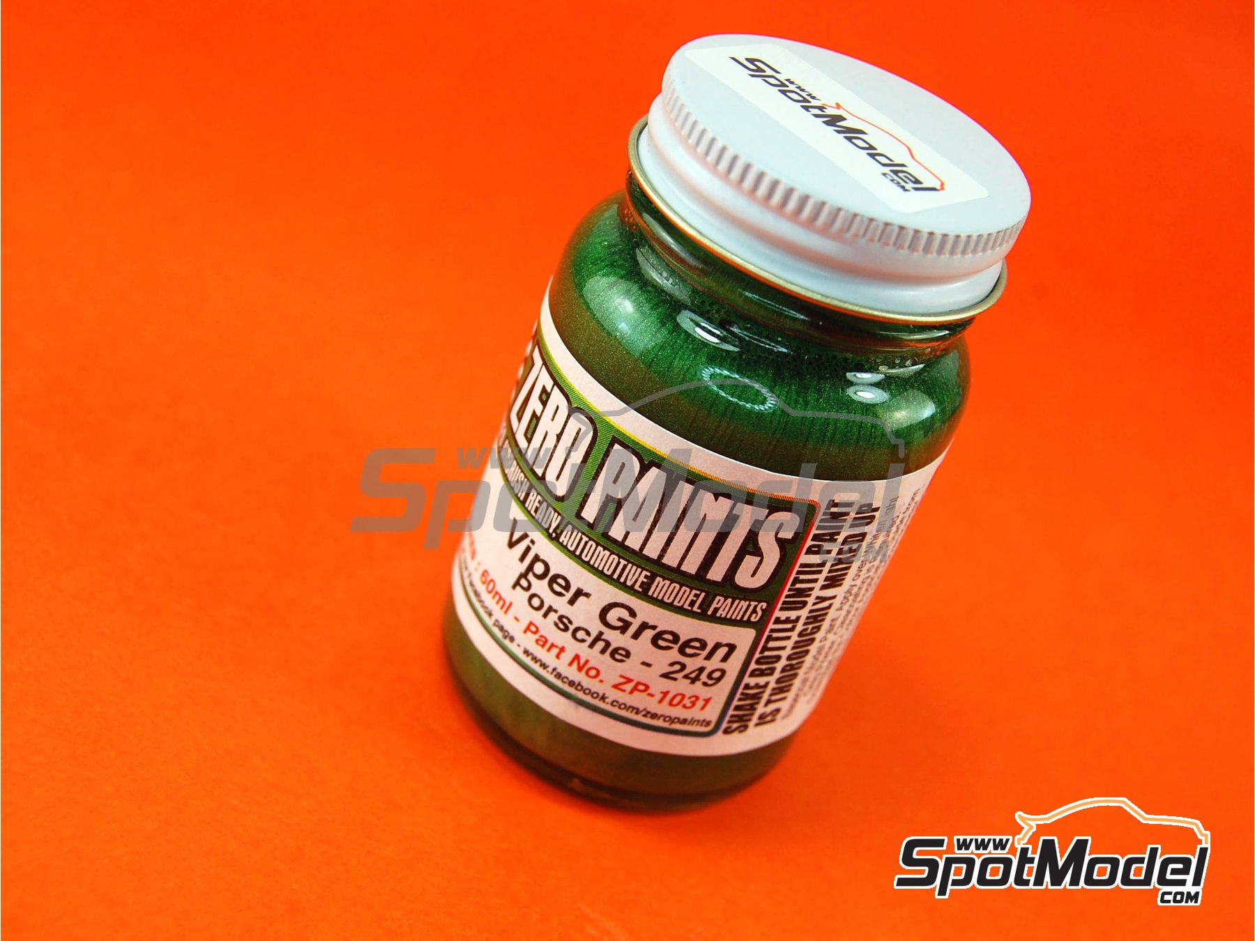 Zero Paints ZP-1031-249: Paint for airbrush Porsche Viper Green 249 ...