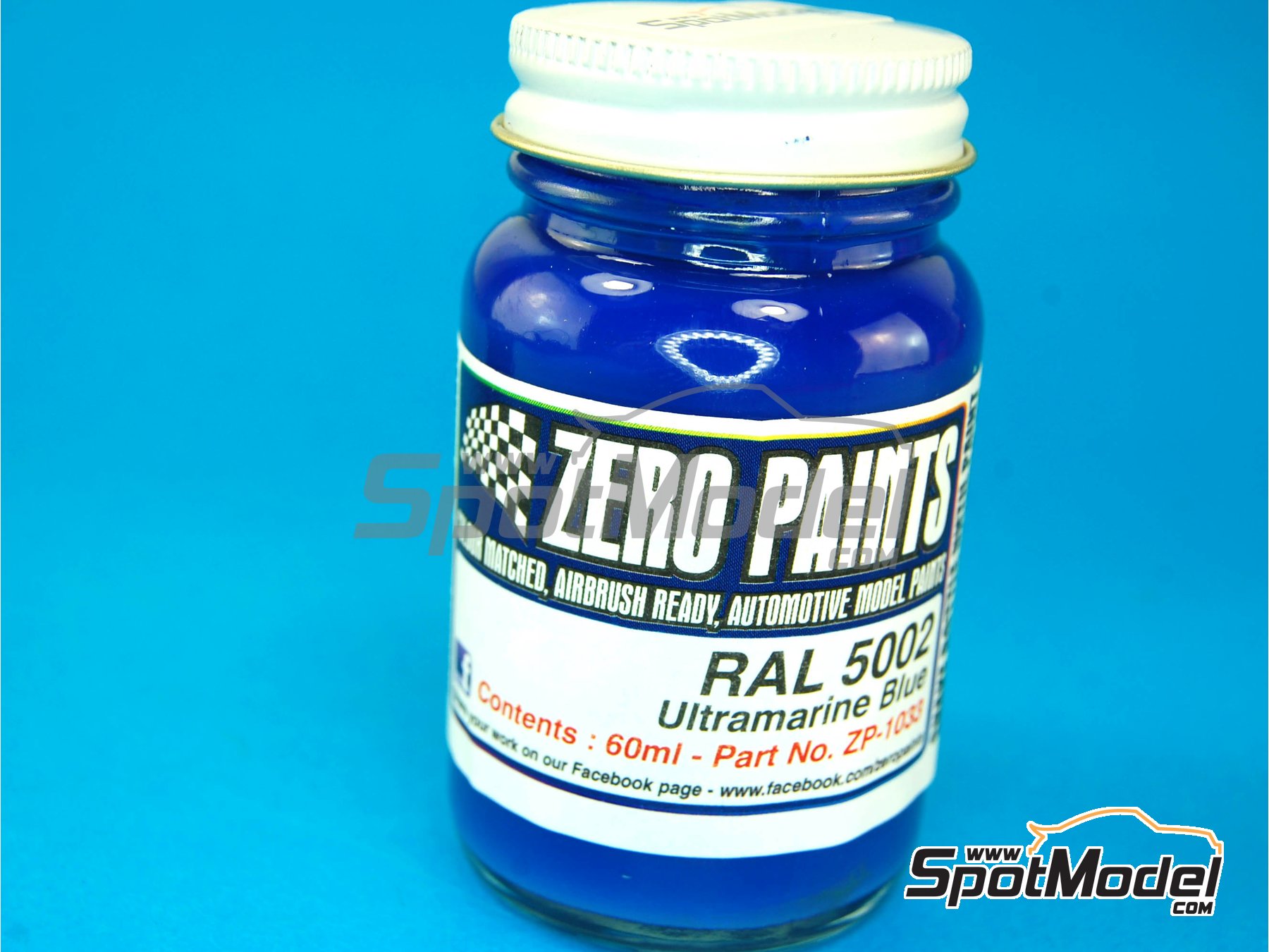 Zero Paints ZP-1033-RAL5002: Paint for airbrush RAL5002 Ultramarine ...