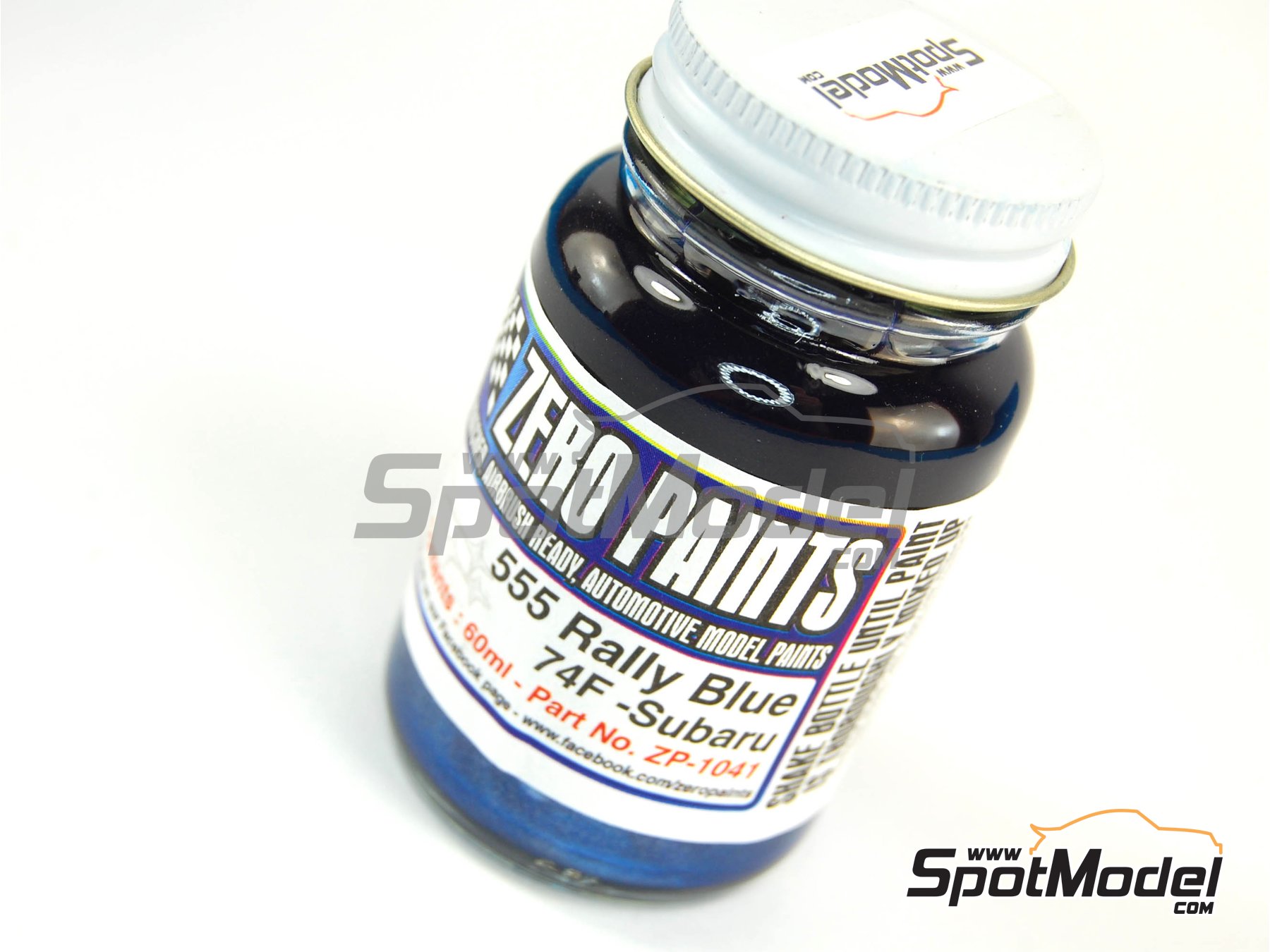 Zero Paints ZP-1041-74F: Paint for airbrush Subaru 555 Rally Blue 1997 ...