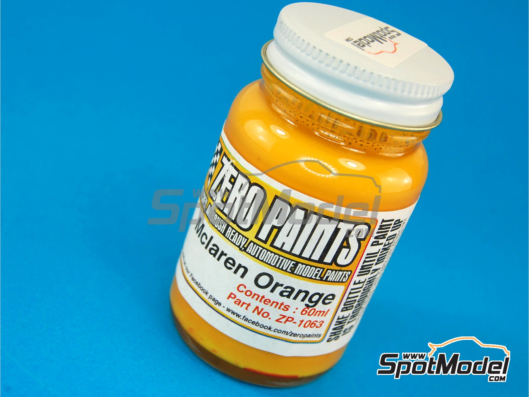 Zero Paints ZP-1063: Paint for airbrush McLaren F1 Test Orange 1 x 60ml ...