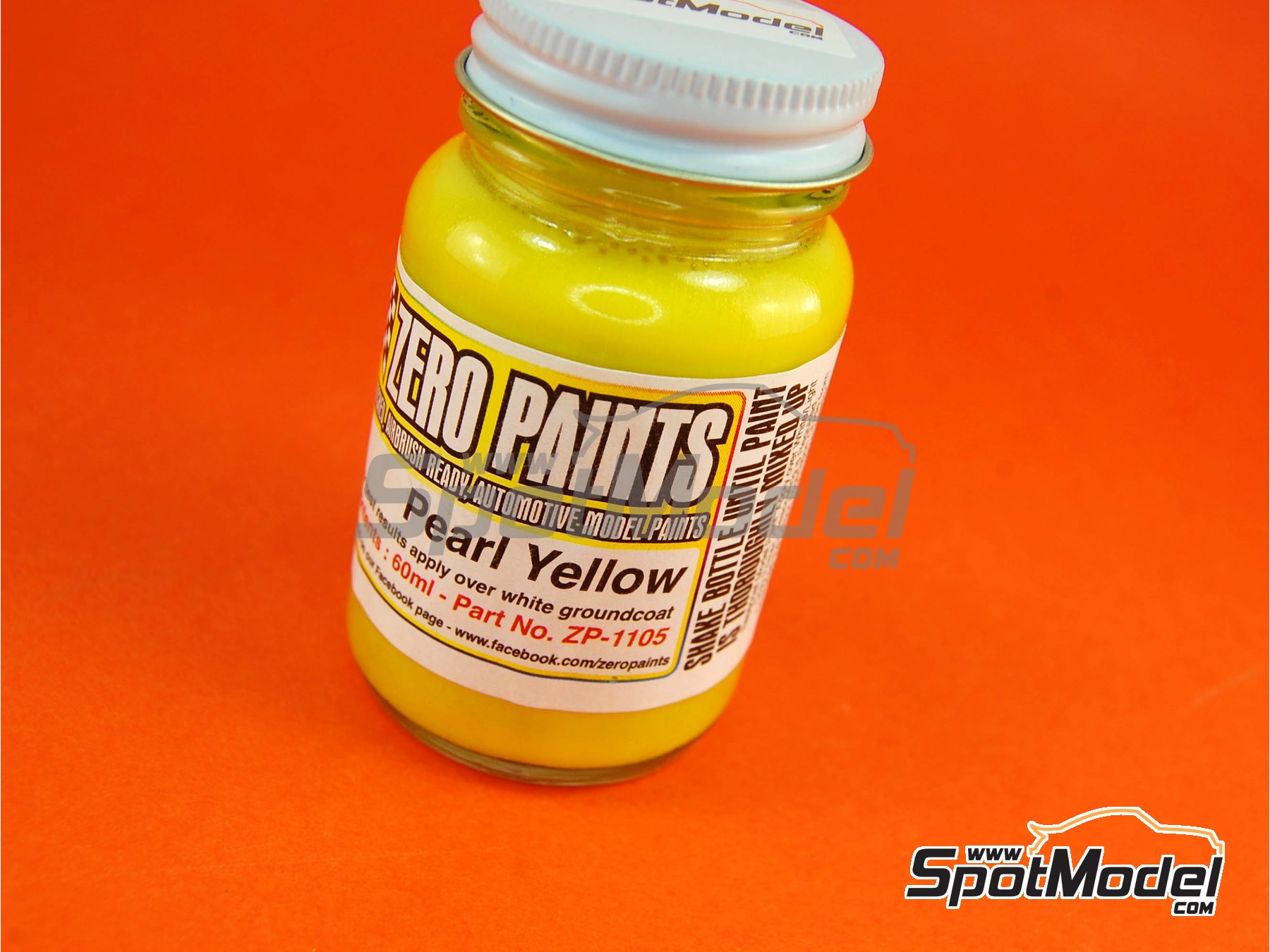 Zero Paints ZP-1105: Paint for airbrush Pearl Yellow 1 x 60ml for ...
