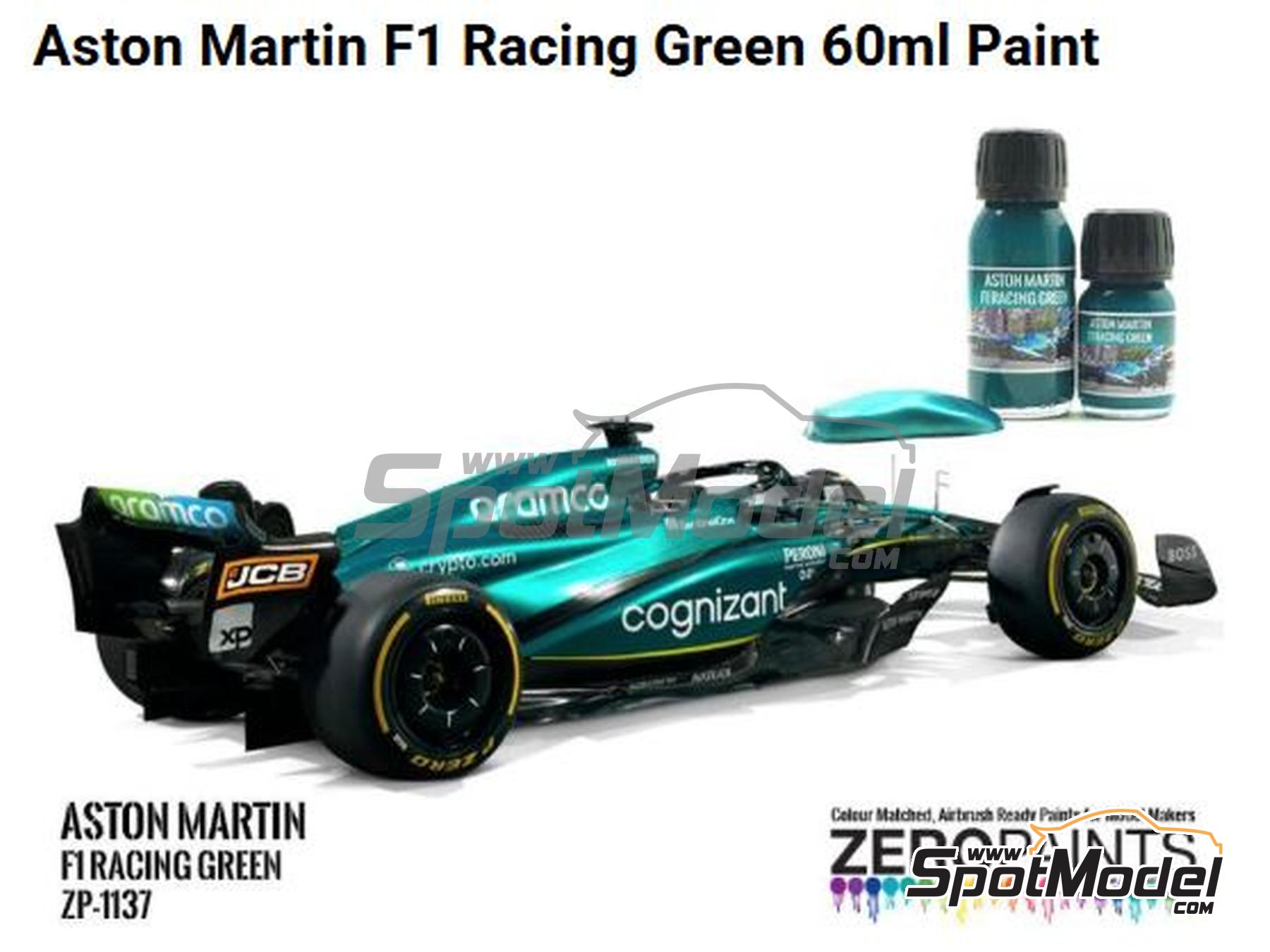 Zero Paints ZP-1137: Paint for airbrush Aston Martin F1 Racing Green 1 ...