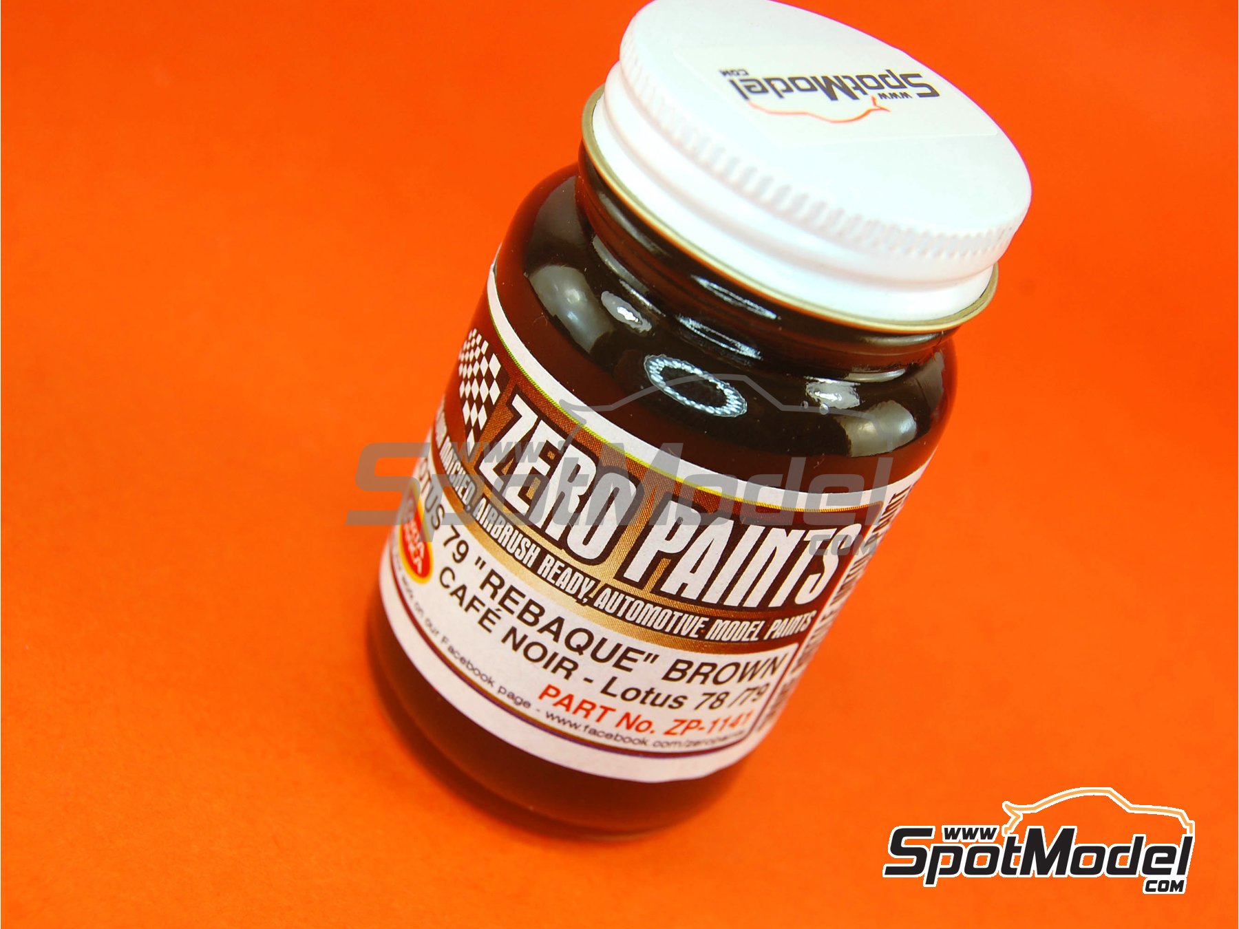Zero Paints ZP-1141: Paint for airbrush Lotus 79 Rebaque Brown Matched ...