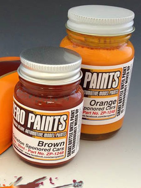 Zero Paints ZP-1248: Paints set for airbrush Team Gunston orange ...