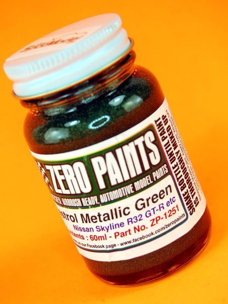 Zero Paints ZP-1251: Paint for airbrush Castrol Metallic Green 1 x 60ml ...