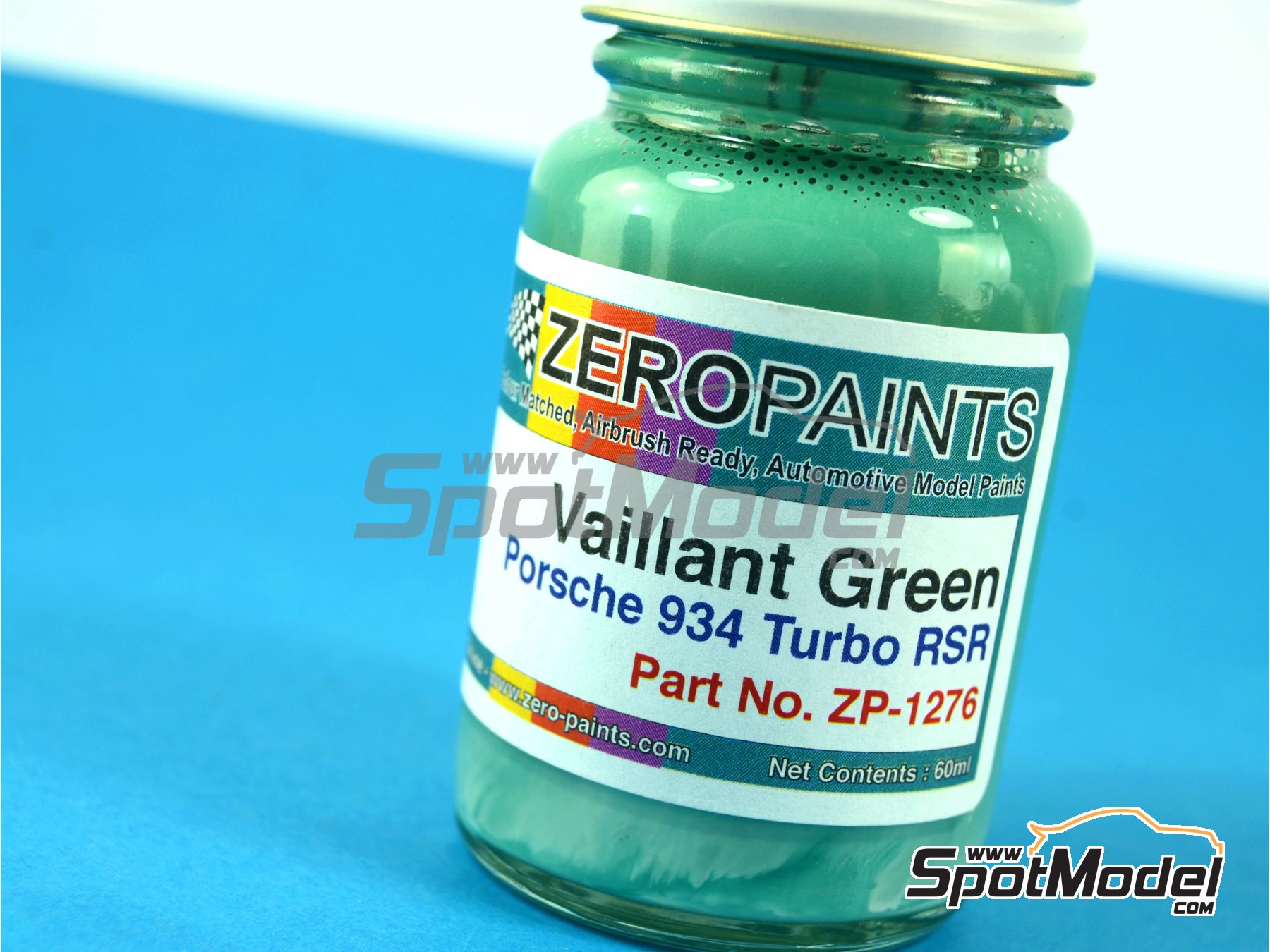 Zero Paints ZP-1276: Paint for airbrush Vaillant Green for Porsche 934 ...