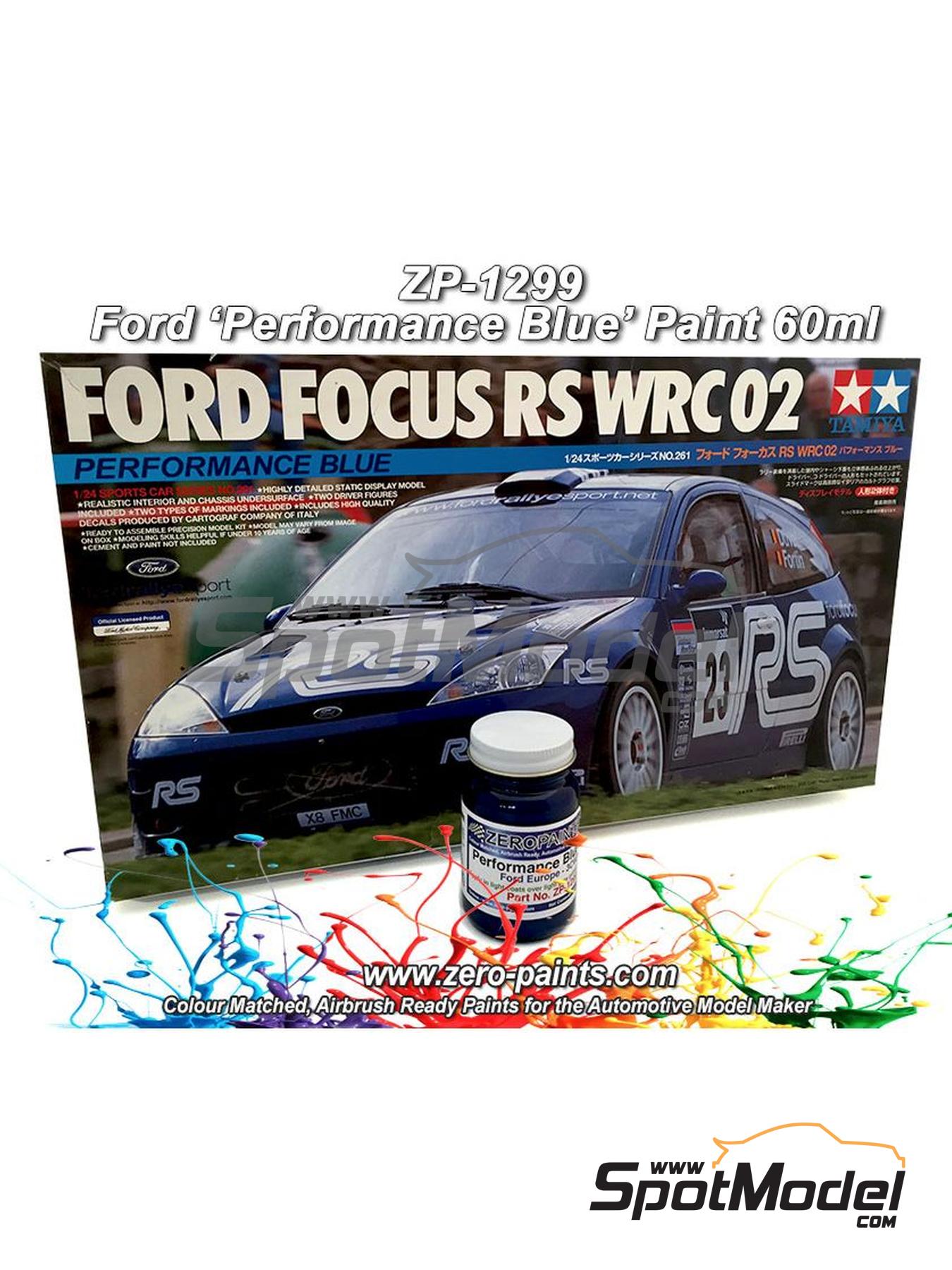Zero Paints ZP-1299: Paint for airbrush Ford ST Performance Blue (3CVC ...