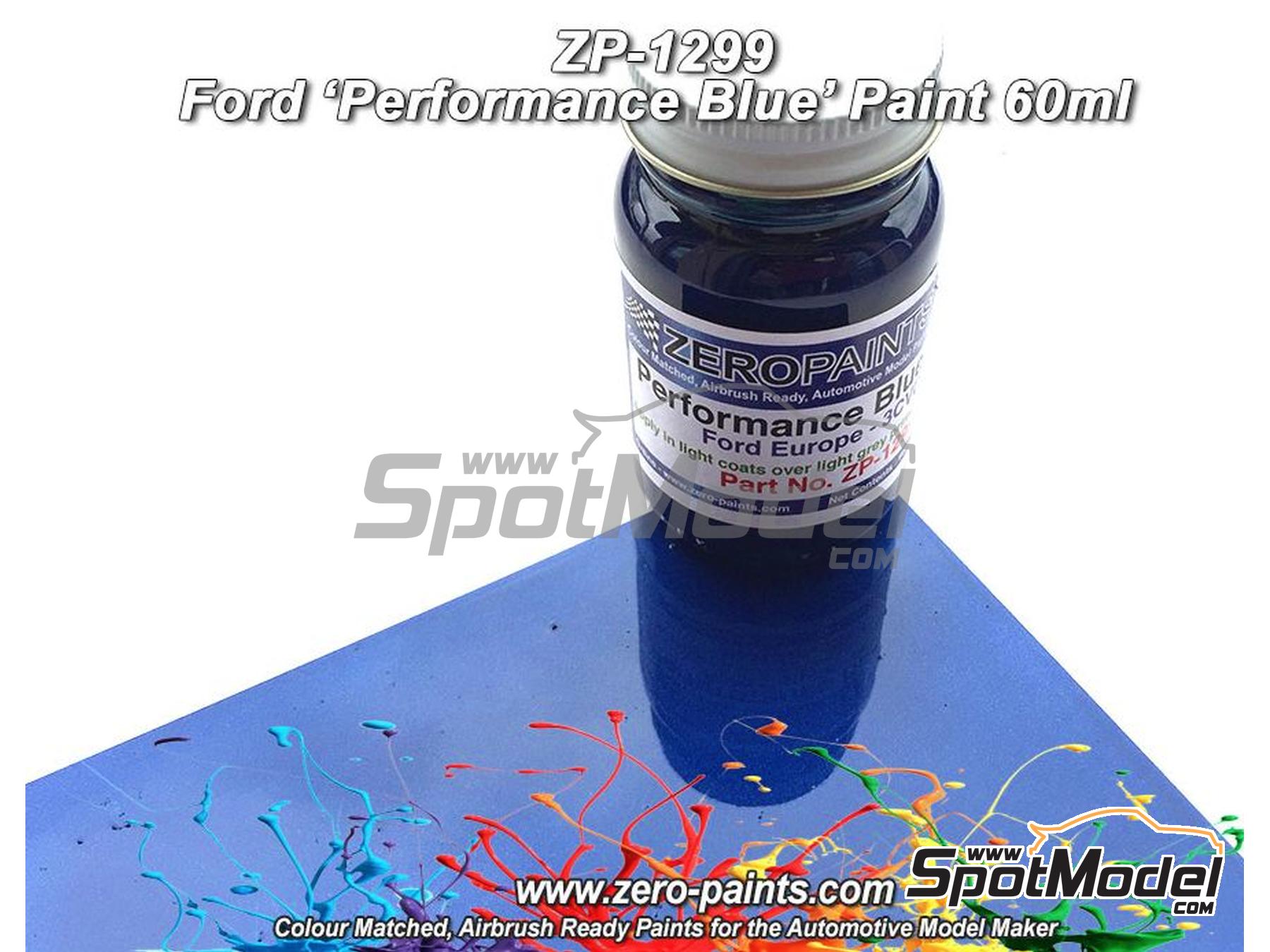 Zero Paints ZP-1299: Paint for airbrush Ford ST Performance Blue (3CVC ...