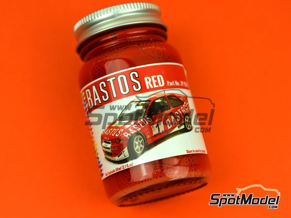 Zero Paints ZP-1515: Paint for airbrush Bastos red 1 x 60ml (ref. ZP ...