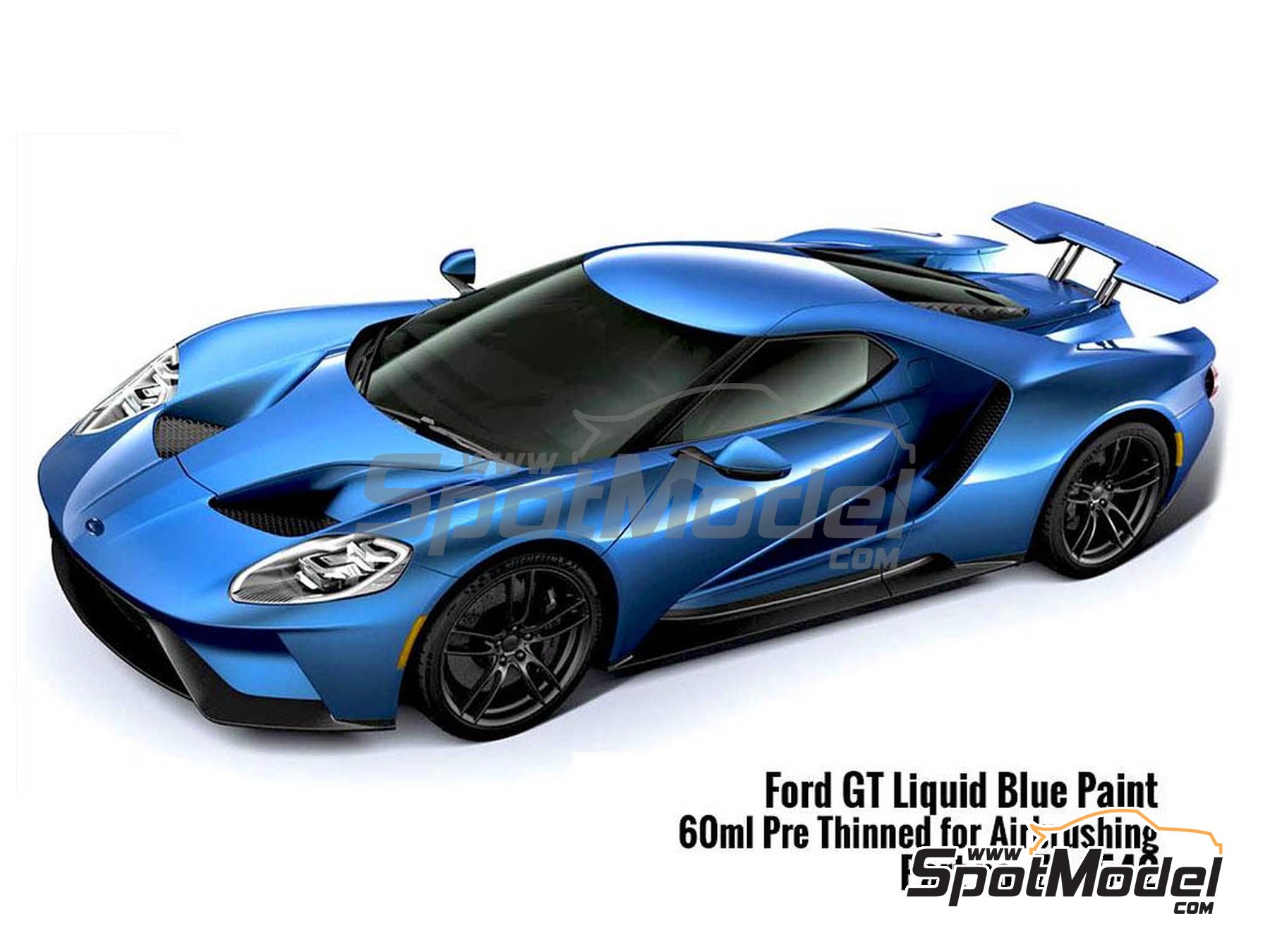 Zero Paints ZP-1542: Paint for airbrush Ford GT Liquid Blue 1 x 60ml ...