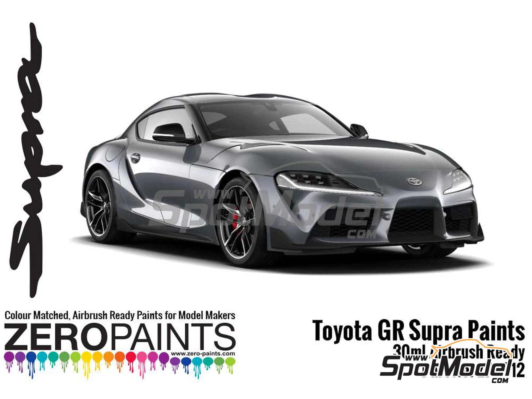 Zero Paints ZP-1612-ICEGREY: Paint for airbrush Toyota GR Supra Ice ...