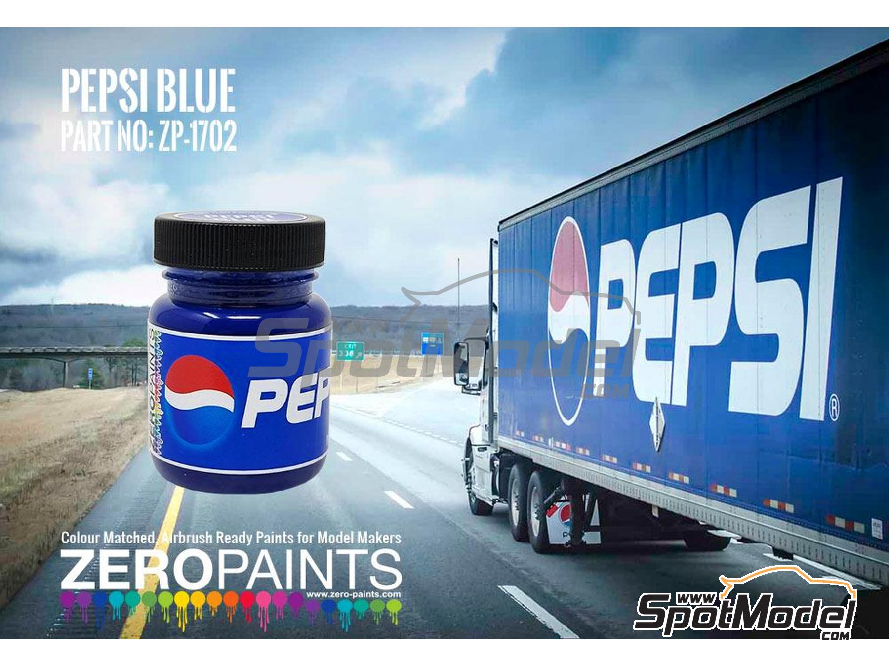 Zero Paints ZP-1702: Paint for airbrush Pepsi Blue 1 x 60ml (ref. ZP ...