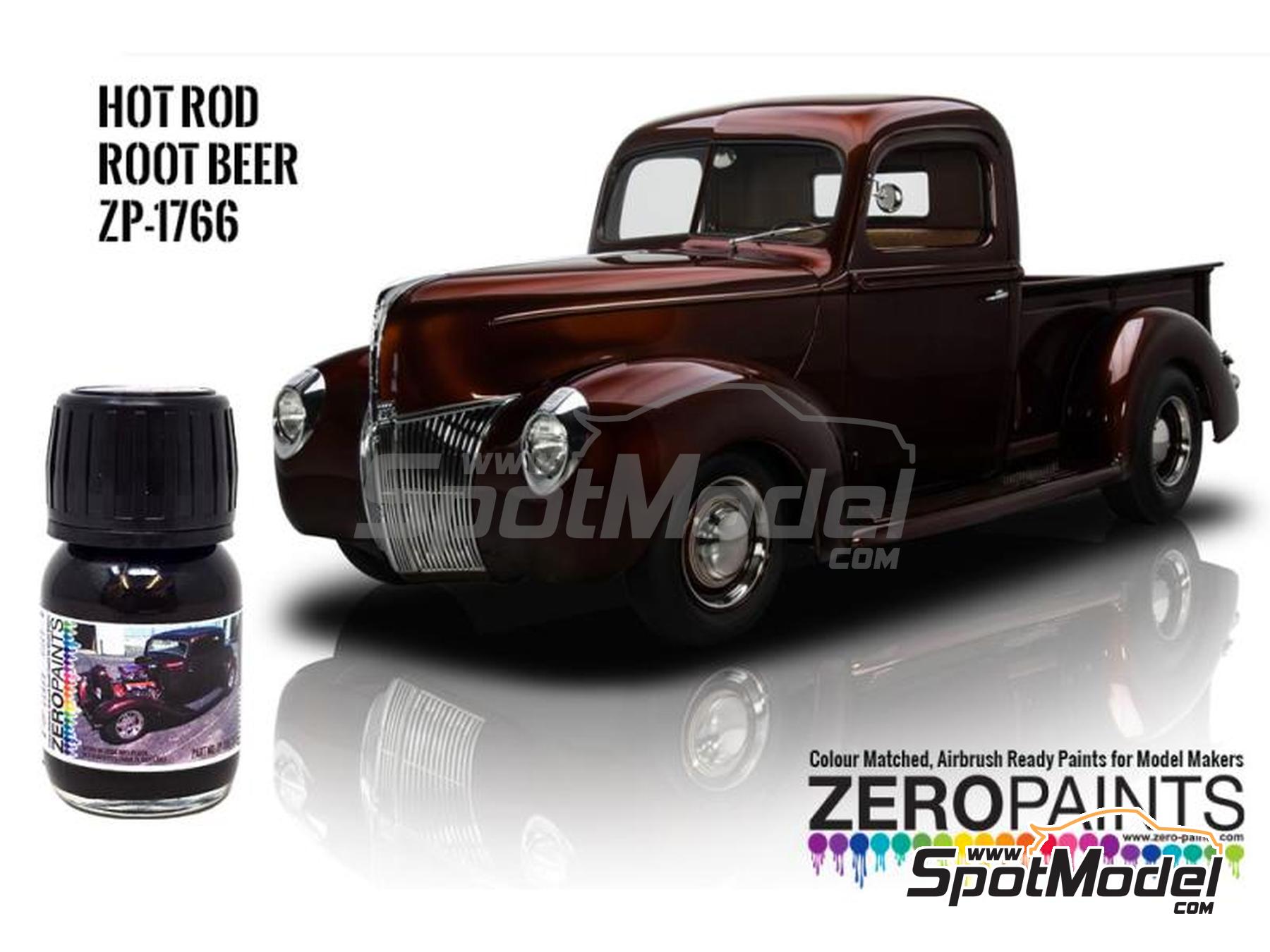 Zero Paints ZP-1766: Paint for airbrush Hot Rod Root Beer Brown ...