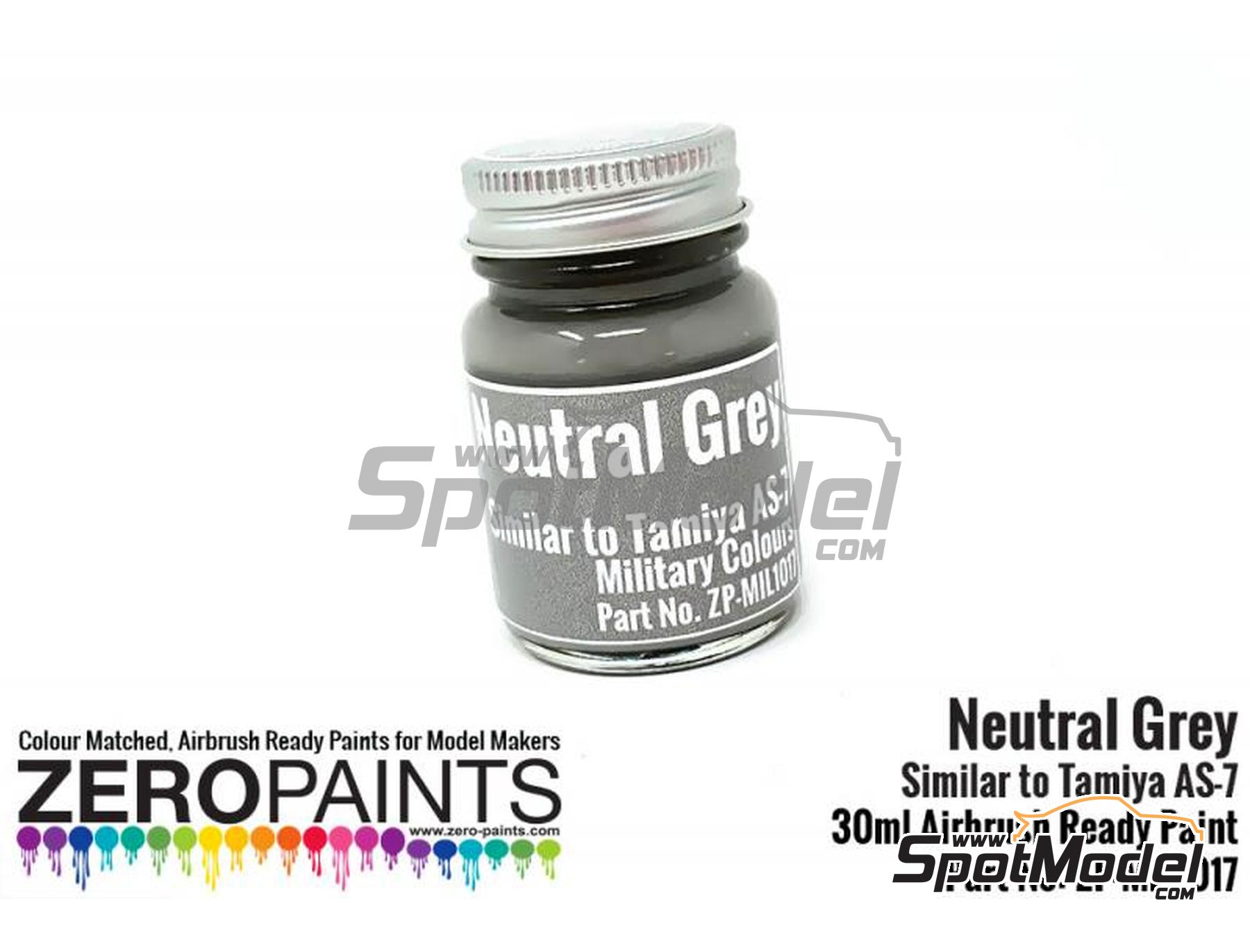 Zero Paints ZP-MIL1017: Paint for airbrush Neutral Grey Similar to ...